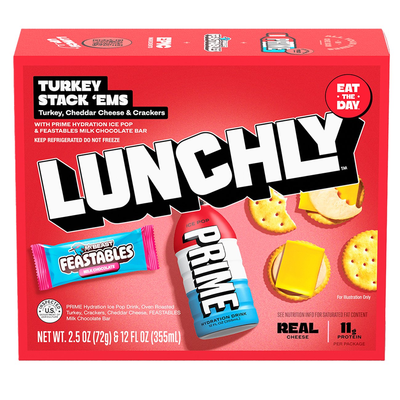 Lunchly Turkey Stack Em - 11g Protein - Shop Snack trays at H-E-B