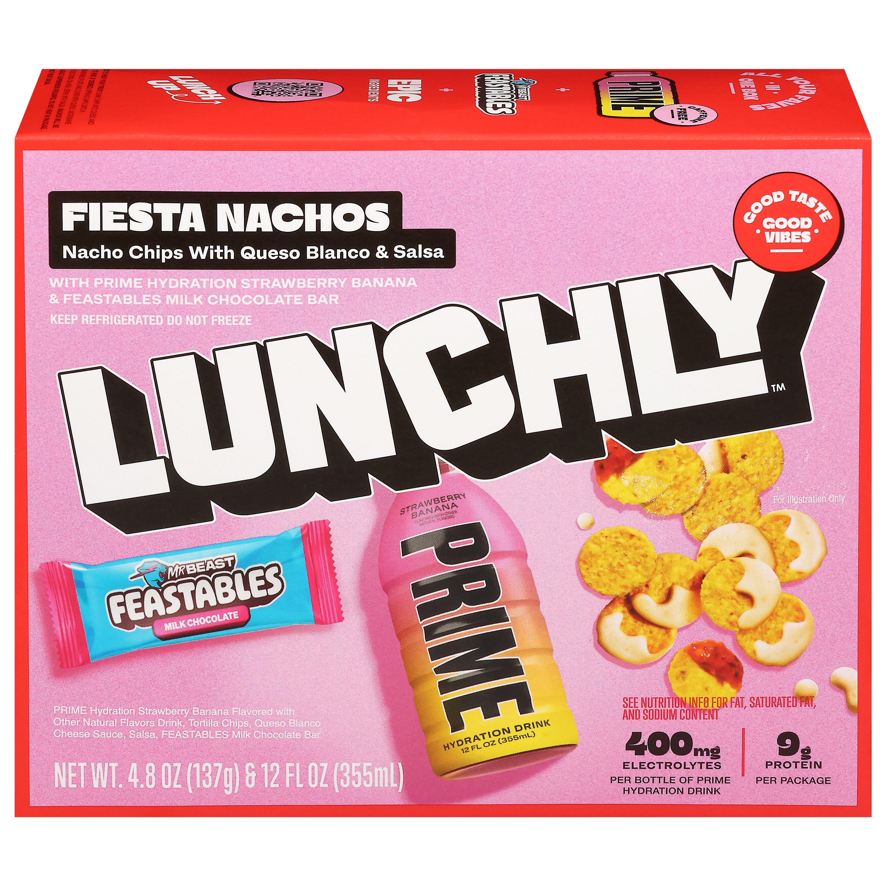 Lunchly Fiesta Nachos - 9g Protein - Shop Snack trays at H-E-B
