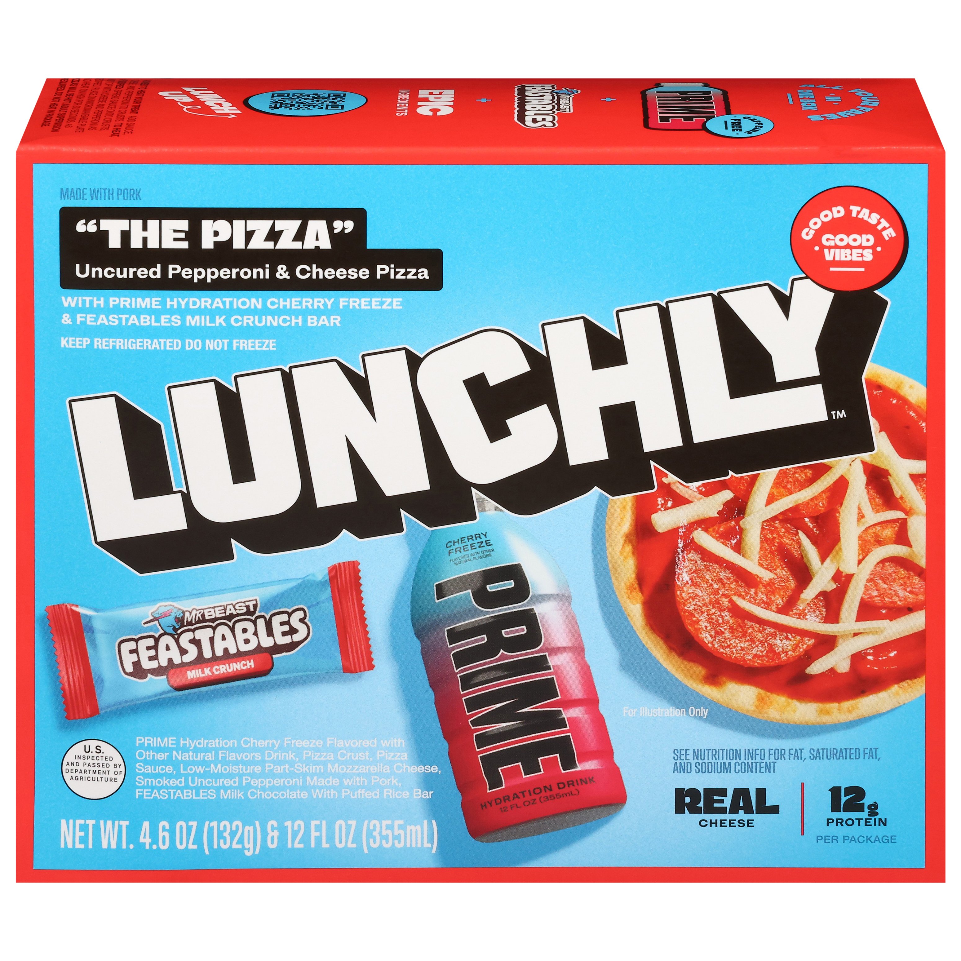 Lunchly "The Pizza" - 12g Protein - Shop Snack trays at H-E-B