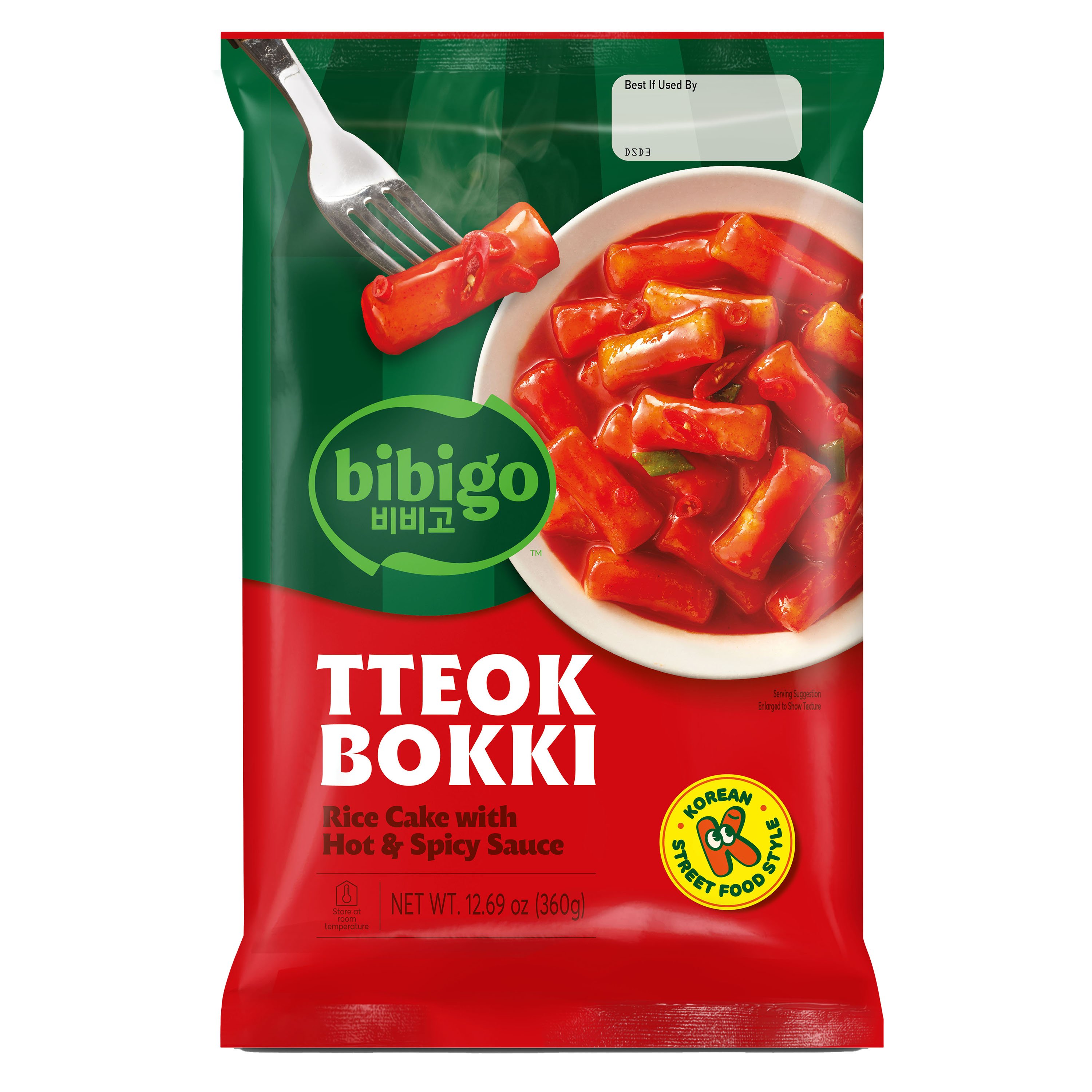 bibigo Korean Street Food-Style Spicy Tteokbokki Rice Cakes - Shop ...