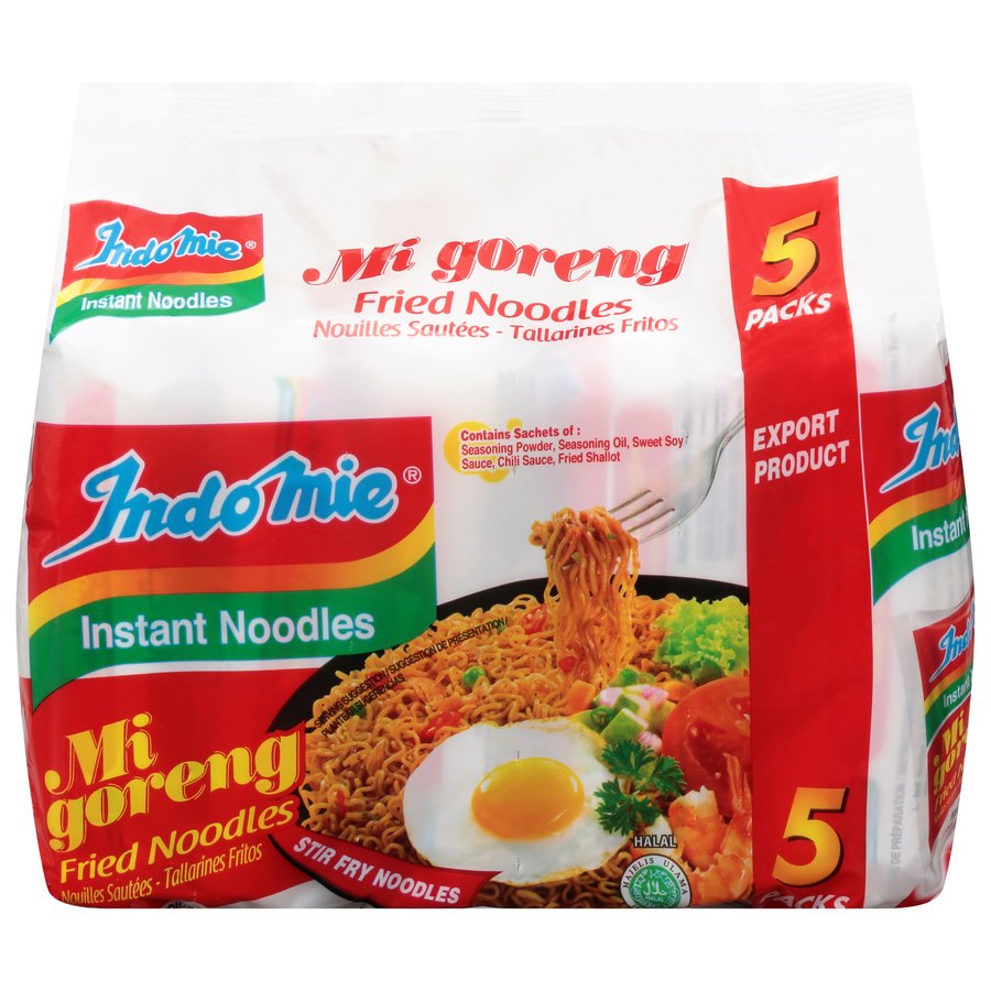Indomie Mi Goreng Fried Instant Ramen Noodle Soup Packs - Shop Soups ...
