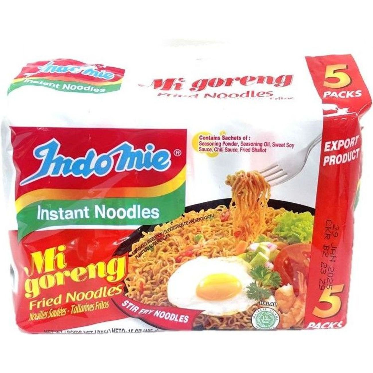 Indomie Mi Goreng Fried Instant Ramen Noodle Soup Packs - Shop Soups ...