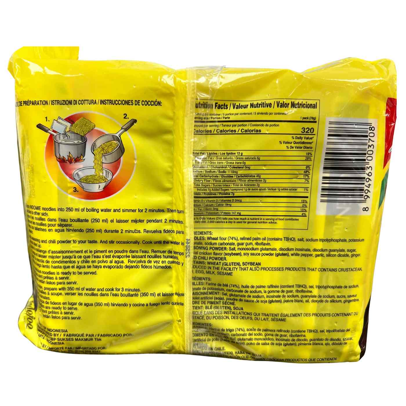 Indomie Instant Ramen Noodle Soup Packs - Chicken - Shop Soups & chili ...