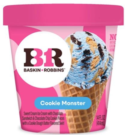 Baskin Robbins Cookie Monster Ice Cream - Shop Ice cream at H-E-B