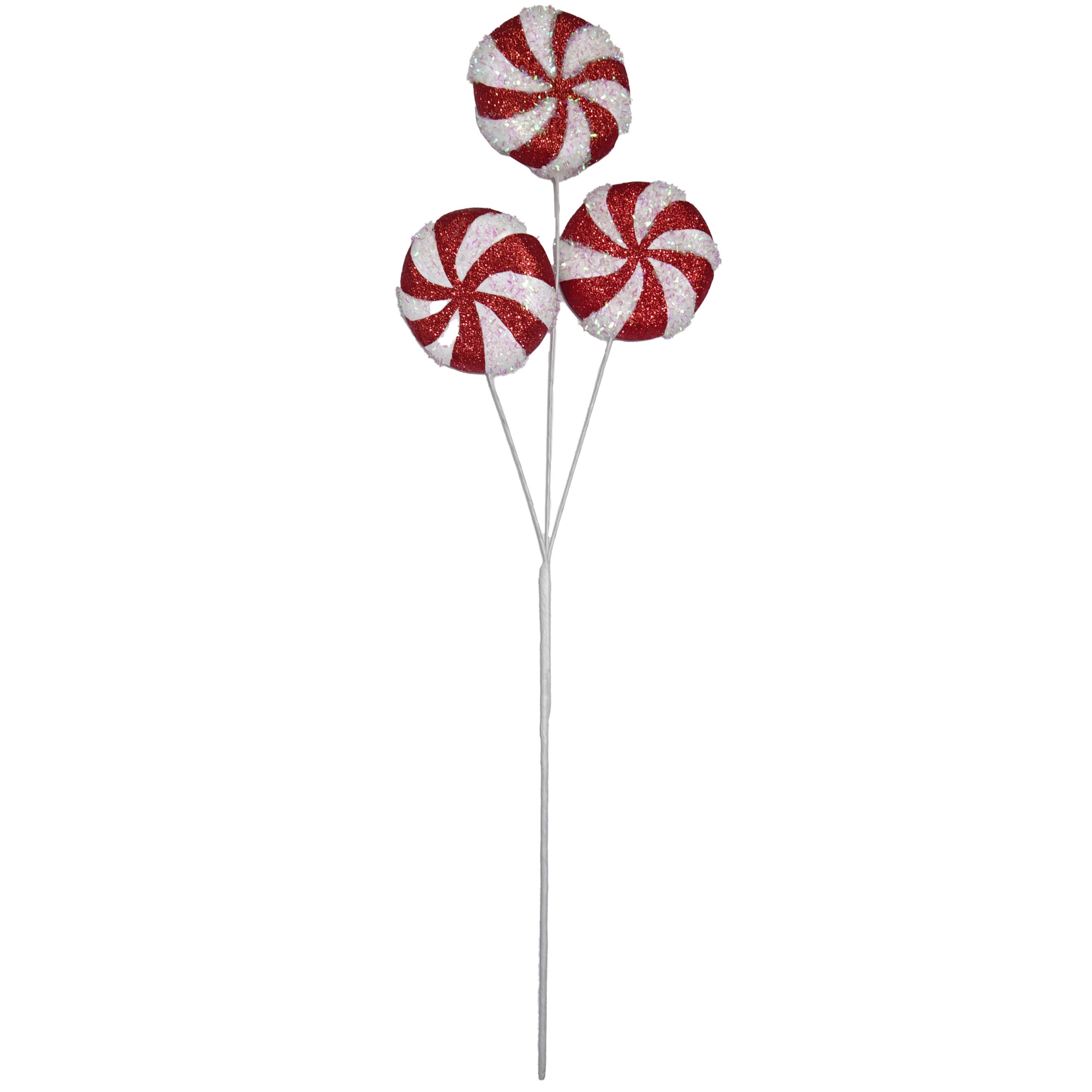 Destination Holiday Peppermint Candy Christmas Pick - Shop Seasonal ...