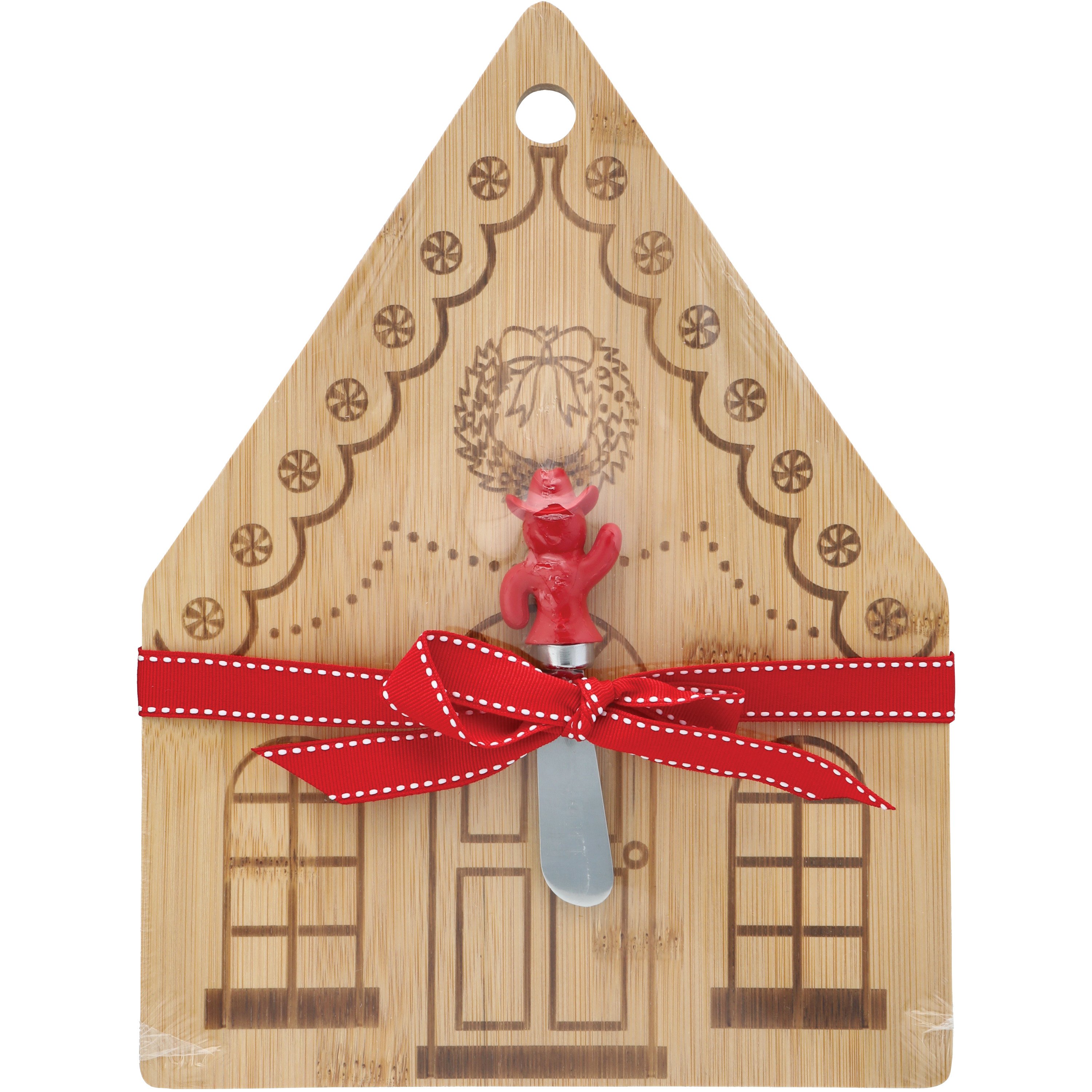 Destination Holiday Gingerbread House Board & Cowboy Cheese Knife Gift ...