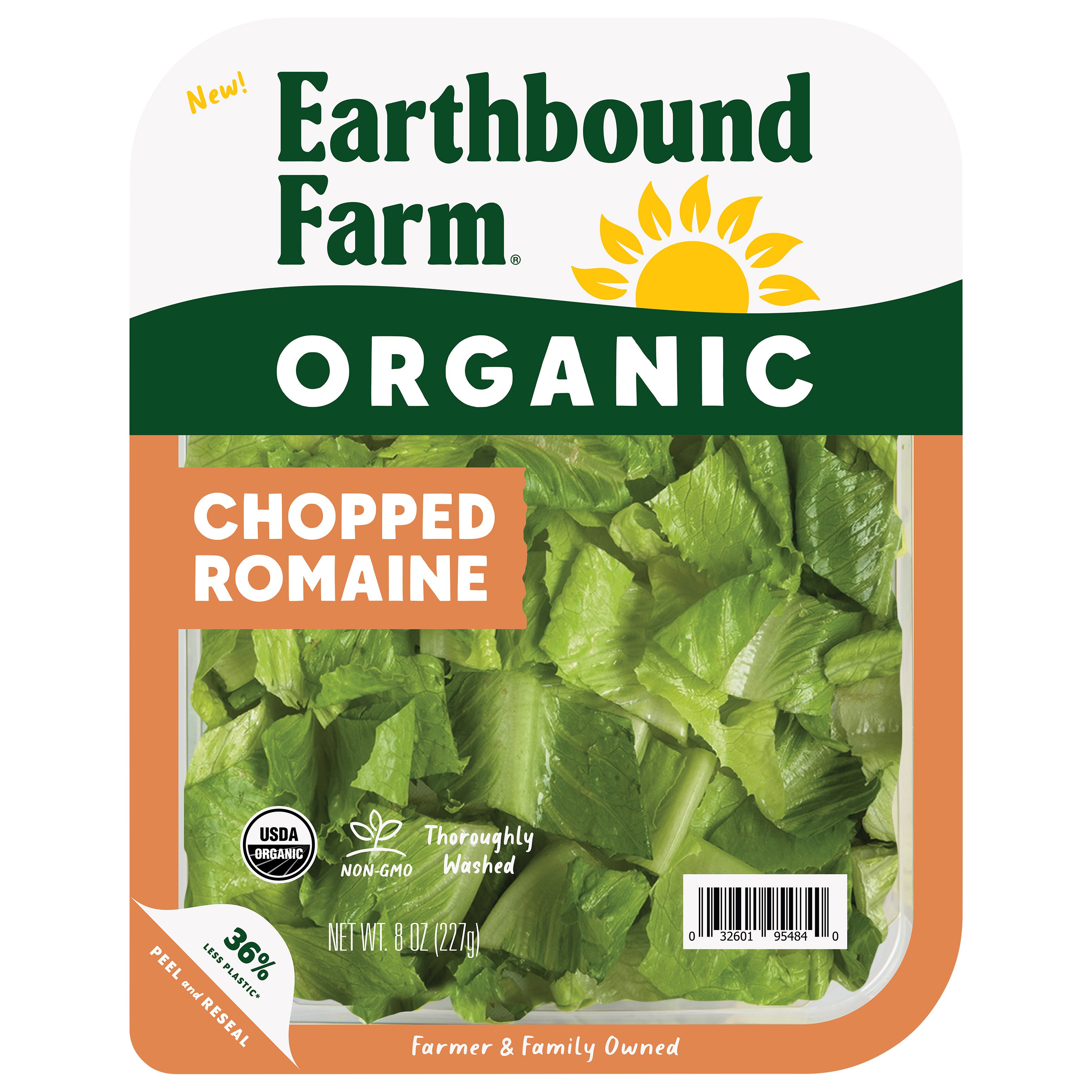 Earthbound Farm Organic Chopped Romaine - Shop Lettuce & leafy greens ...