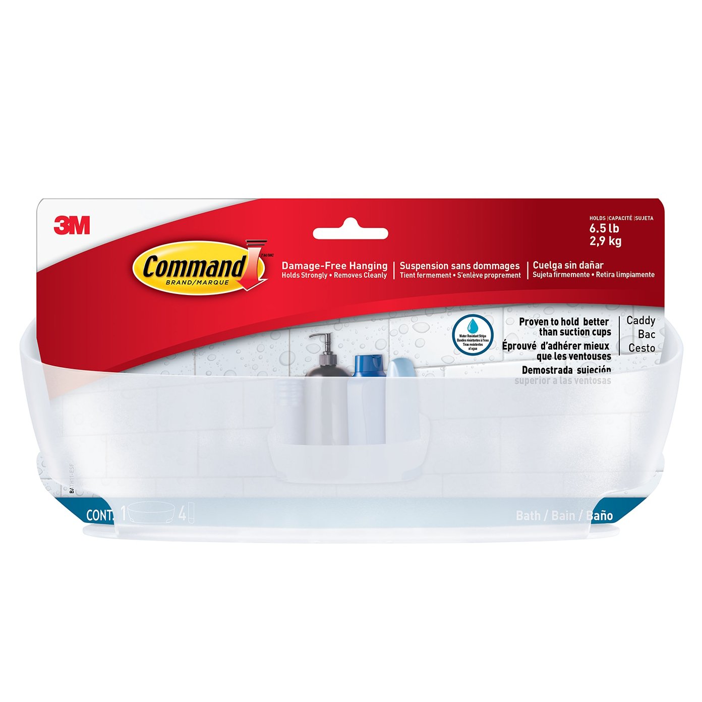 Command Shower Caddy - Shop Soap pumps & caddies at H-E-B