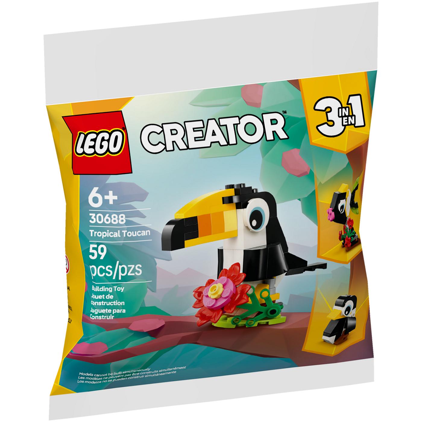 LEGO Creator 3 in 1 Tropical Toucan Set - Shop Lego & building blocks ...