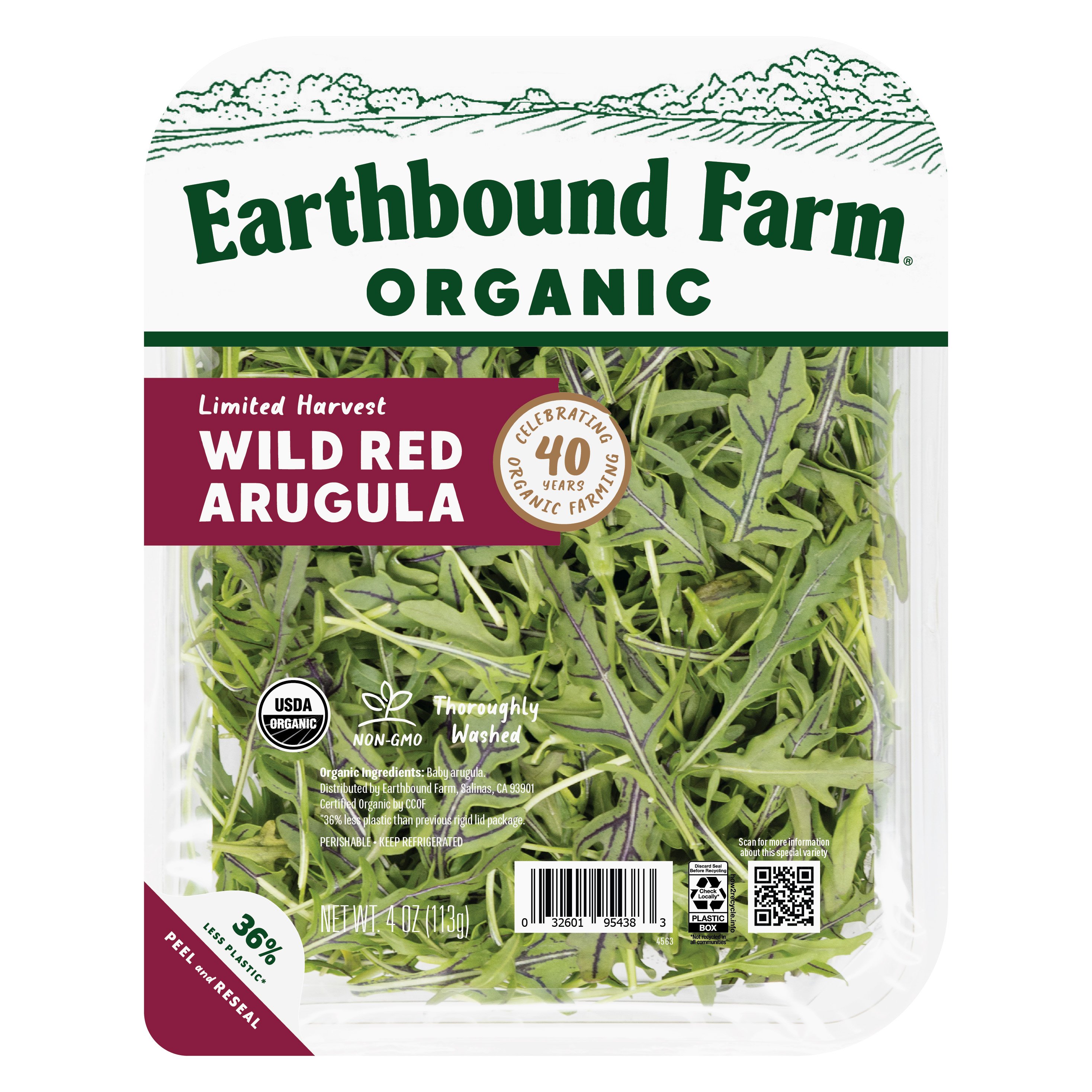 Earthbound Farm Organic Wild Red Arugula - Shop Lettuce & leafy greens ...