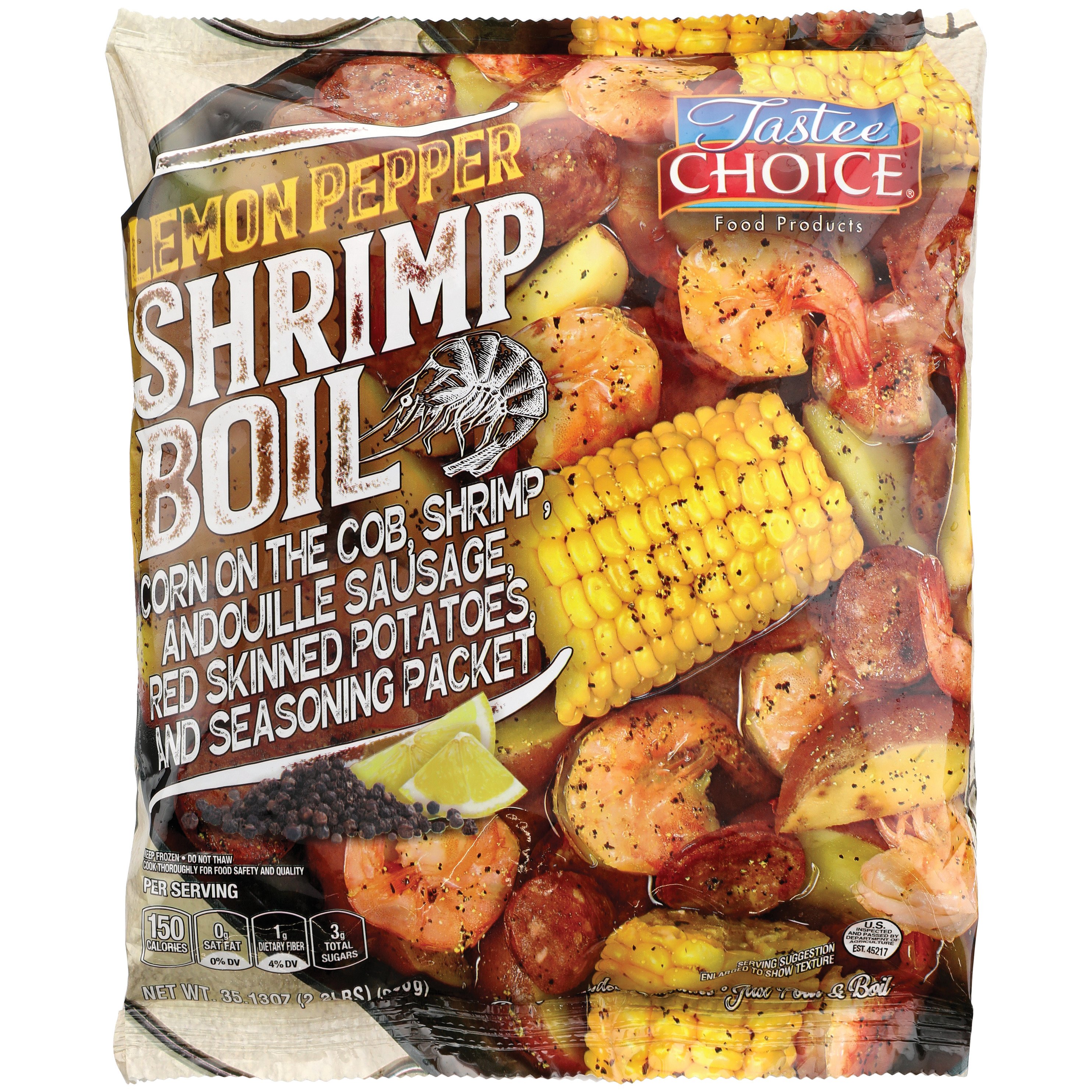 Tastee Choice Lemon Shrimp Boil - Shop Fish at H-E-B