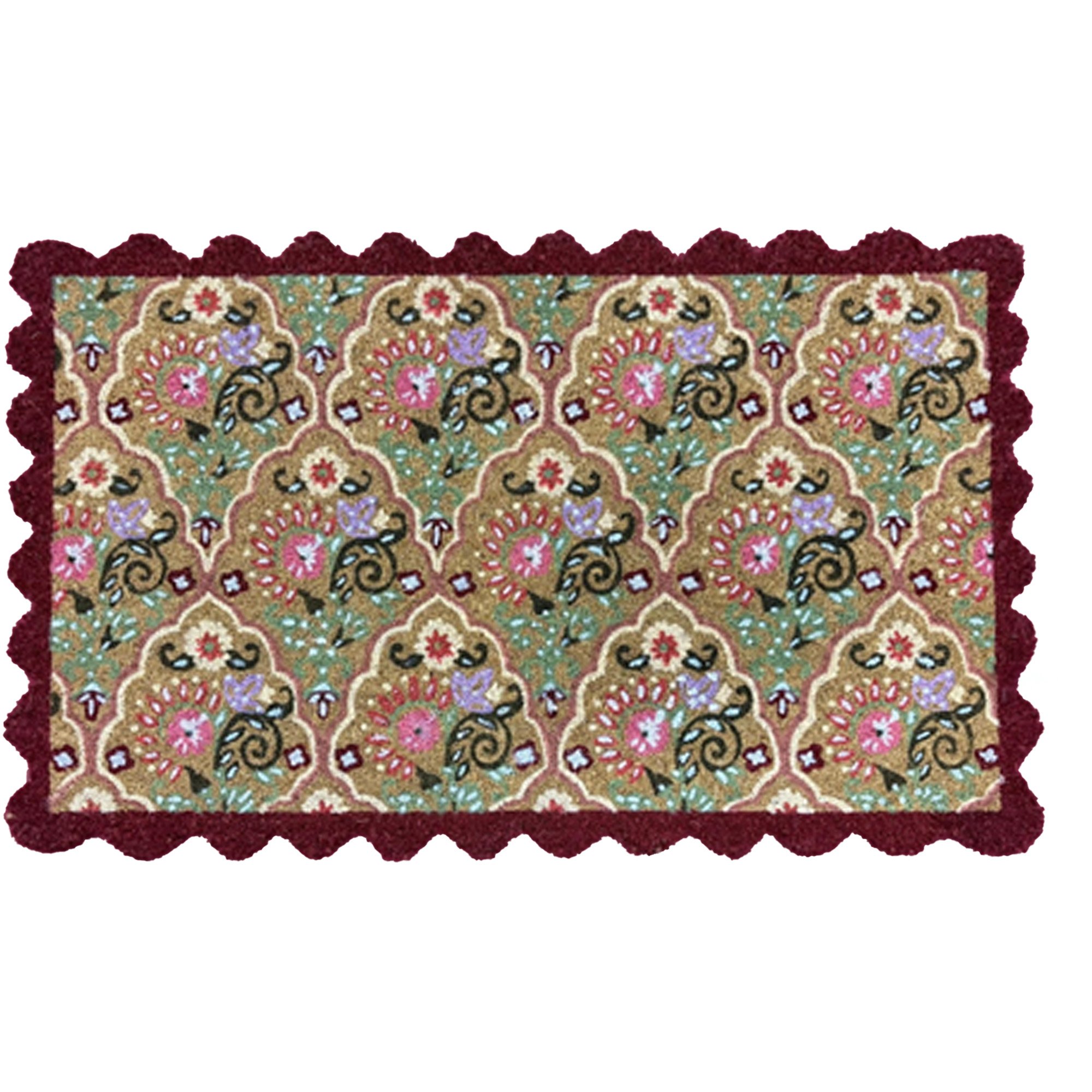 Haven + Key Coir Doormat - Floral with Scalloped Edge - Shop Seasonal ...