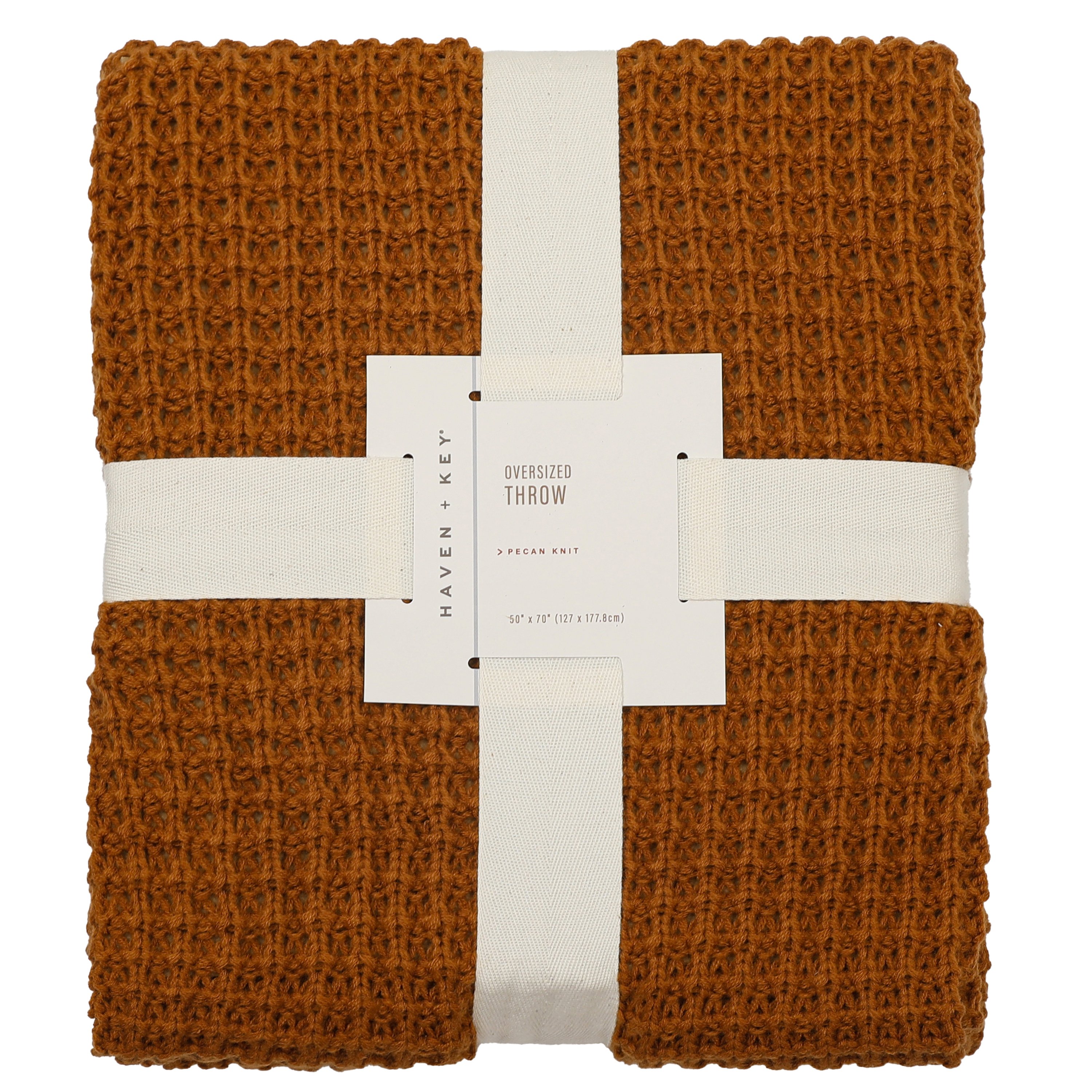Haven + Key Oversized Knitted Throw Blanket - Pecan - Shop Seasonal ...