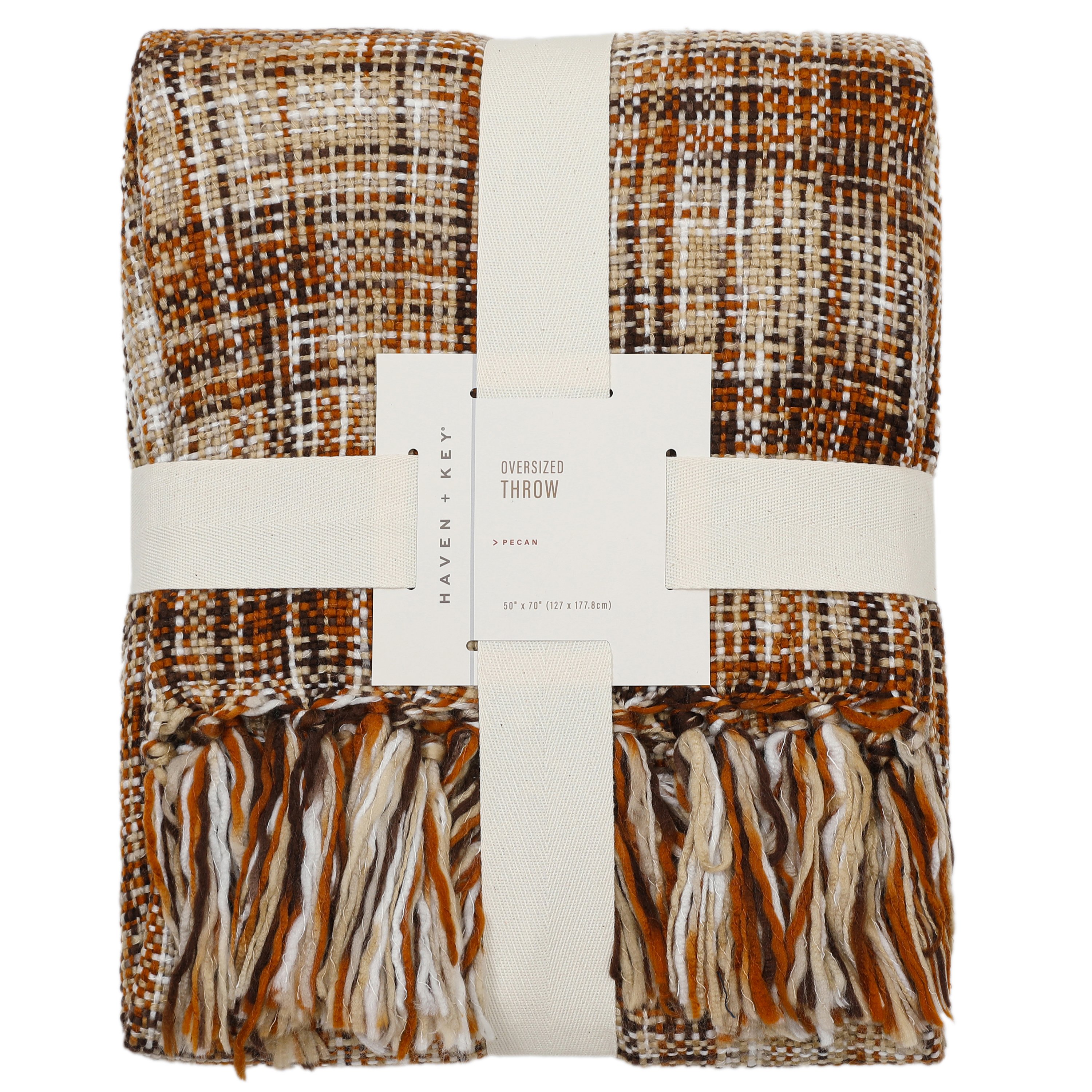 Haven + Key Oversized Multi Tone Throw Blanket - Pecan - Shop Seasonal ...