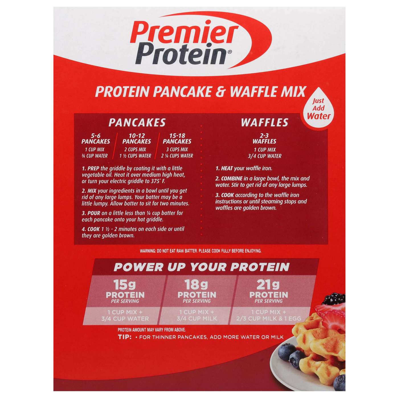 Premier Protein 15g Protein Pancake & Waffle Mix Original Complete ...