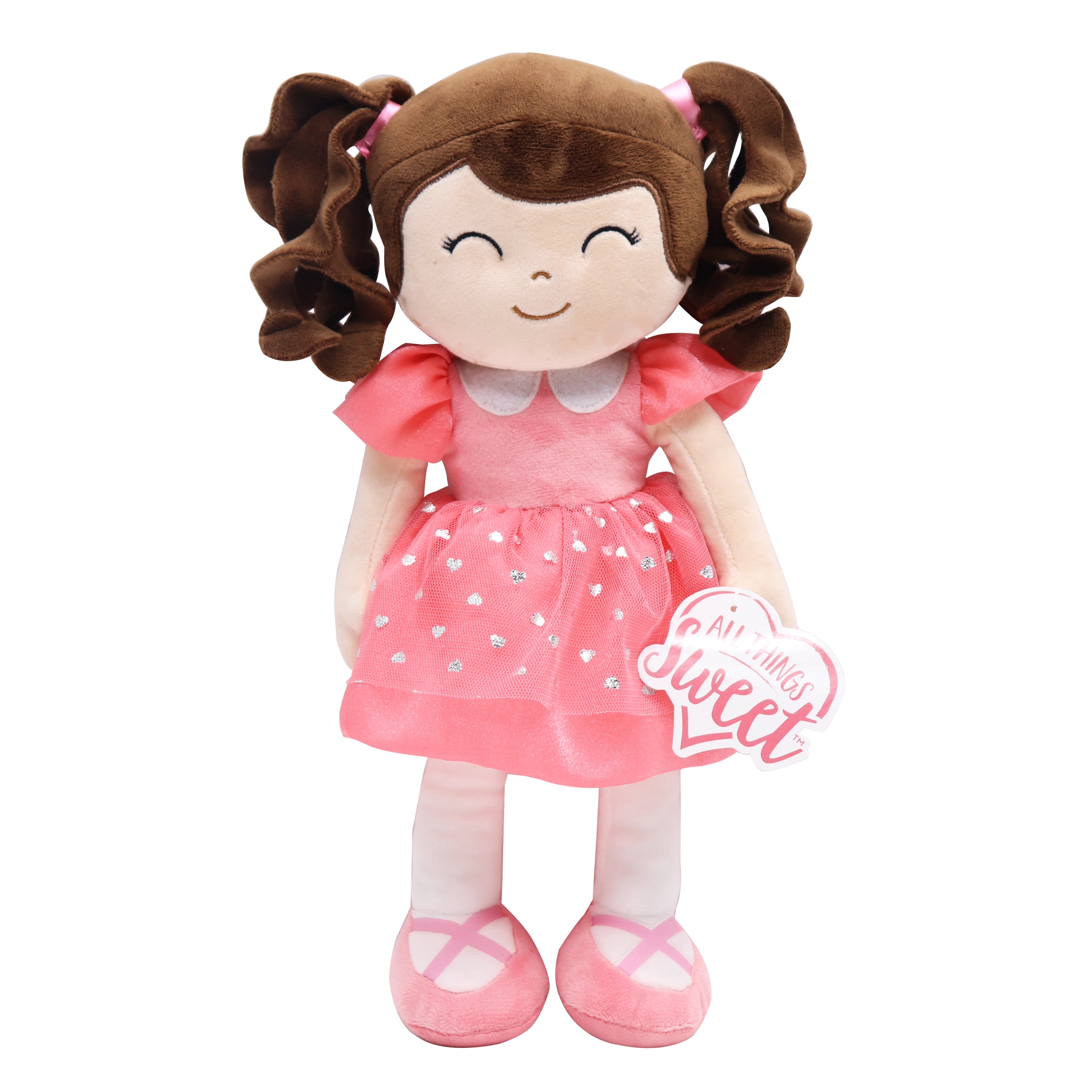 All Things Sweet Red Rag Doll with Brown Hair - Shop Action figures ...