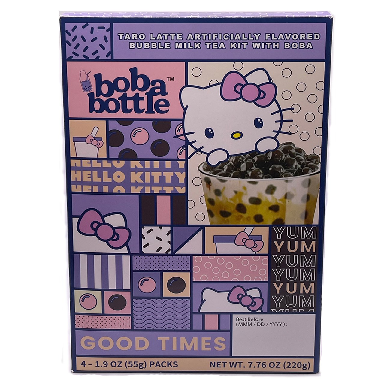 A-Sha Hello Kitty Taro Latte Boba Milk Tea Packs - Shop Tea at H-E-B