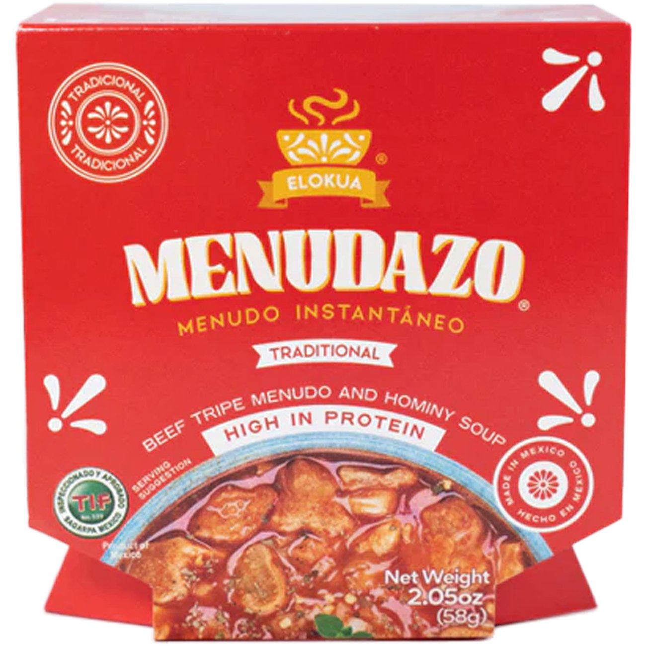 Elokua Menudazo Traditional Menudo Soup Instant Cup, 2.05 oz | Central ...