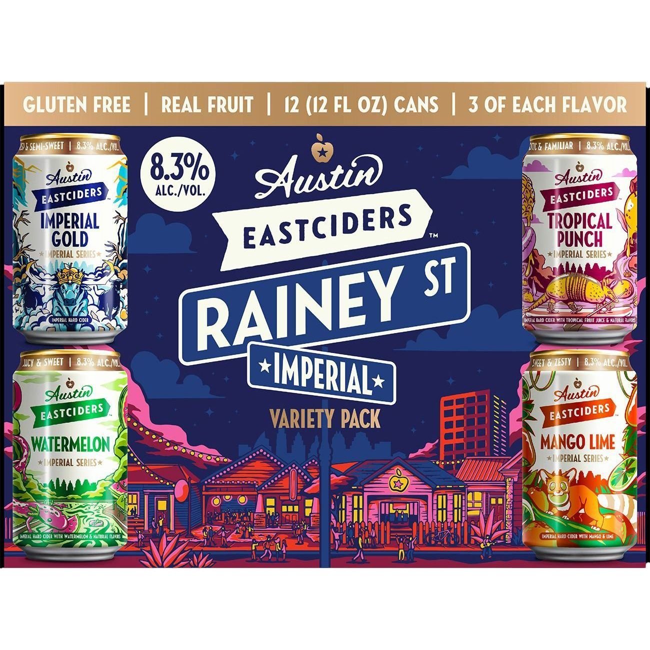 Austin Eastciders Rainy Street Variety 12 pk Cans - Shop Hard cider at ...