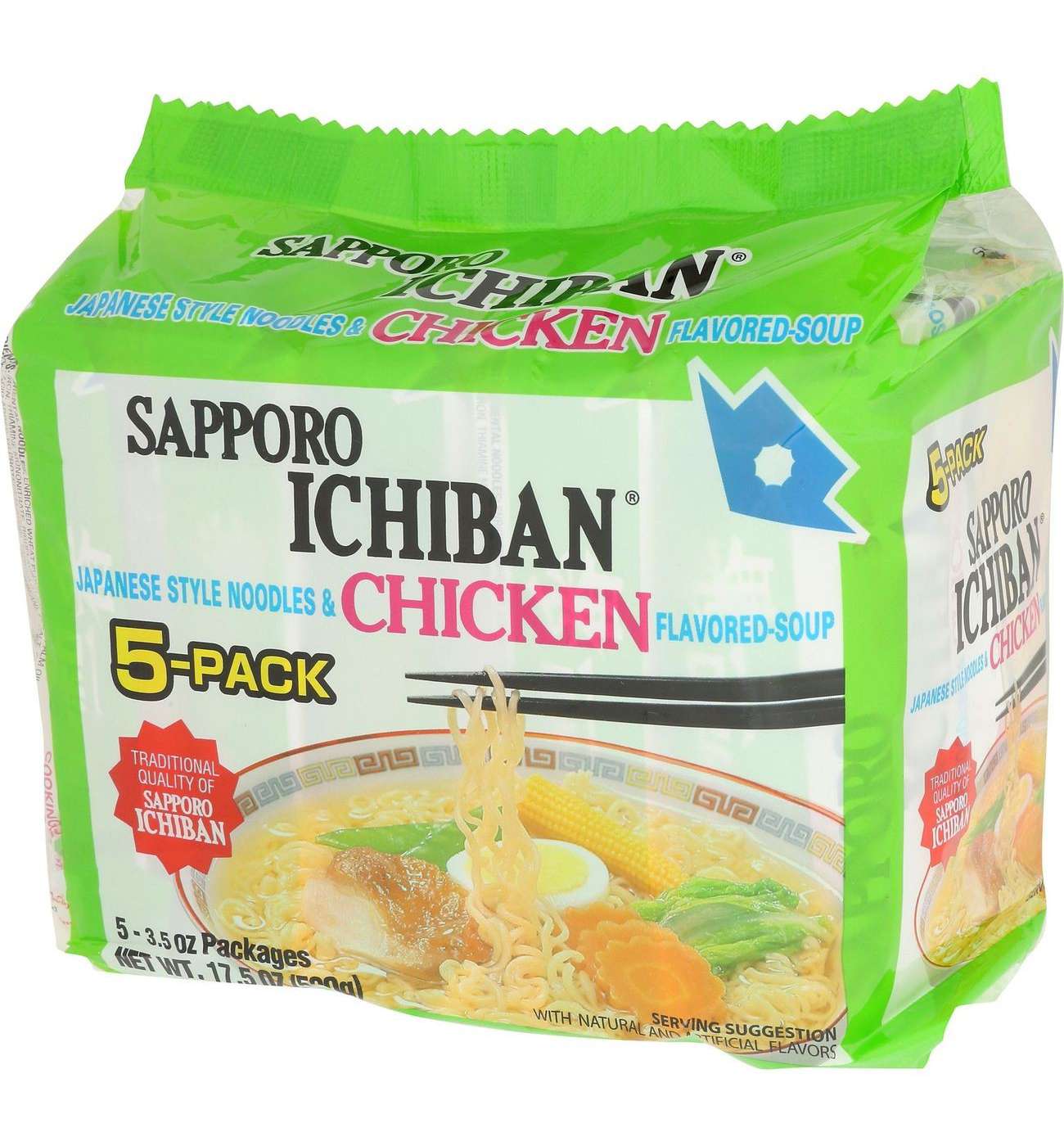 Sapporo Ichiban Japanese-Style Ramen Noodle Soup Packs - Chicken - Shop ...