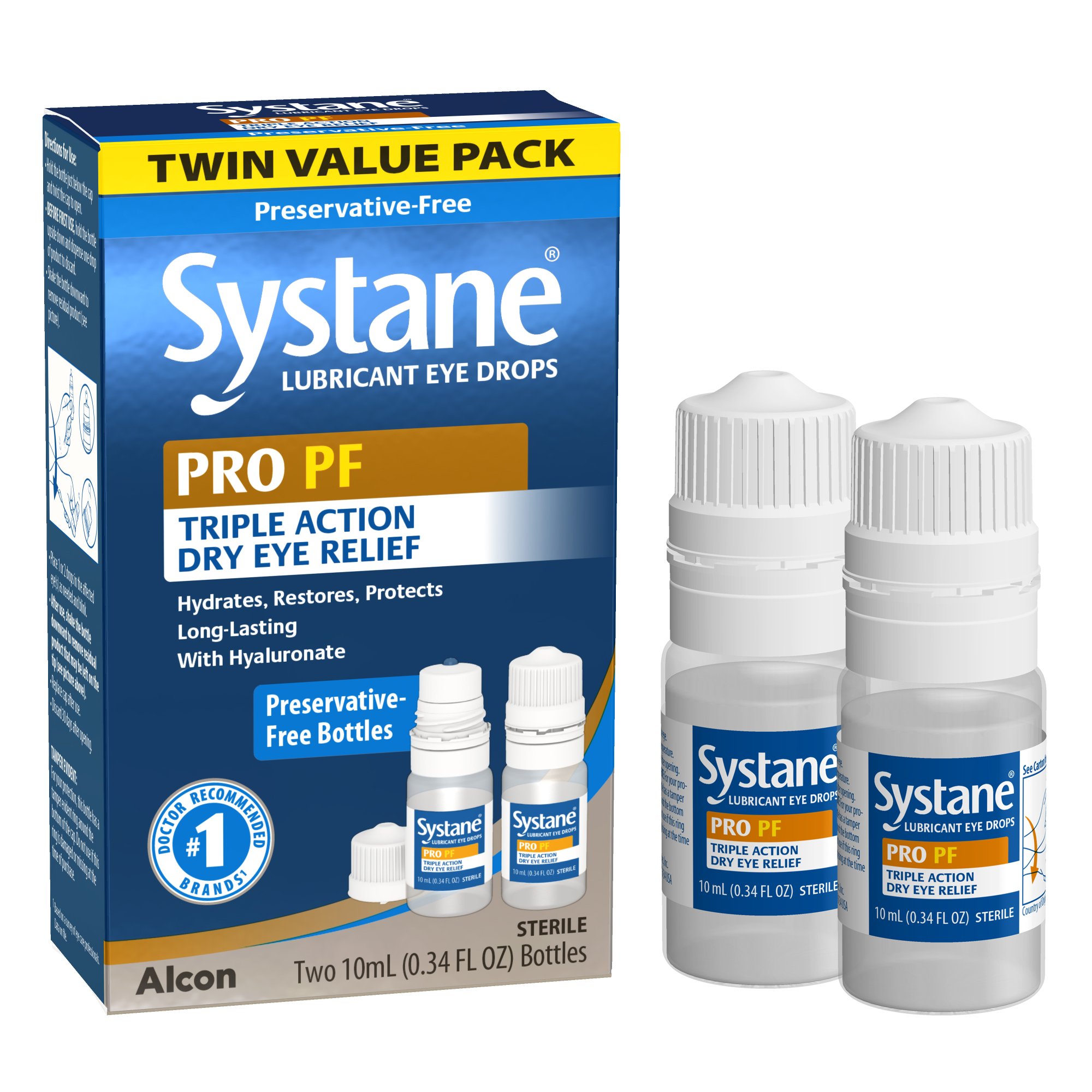 Systane Pro PF Triple Action Dry Eye Relief - Value Pack - Shop Eye ...