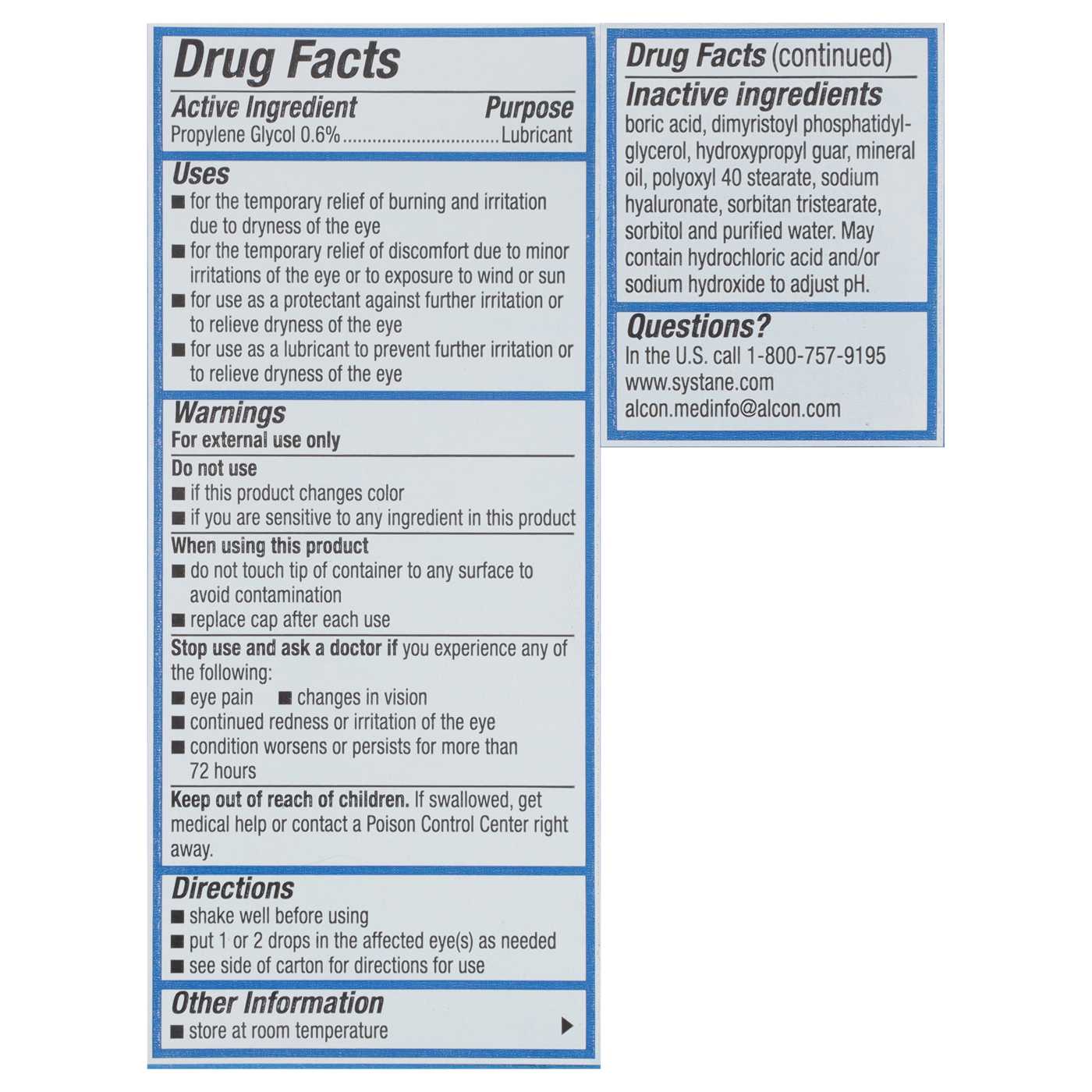 Systane Pro PF Triple Action Dry Eye Relief Drops - Shop Eye drops ...