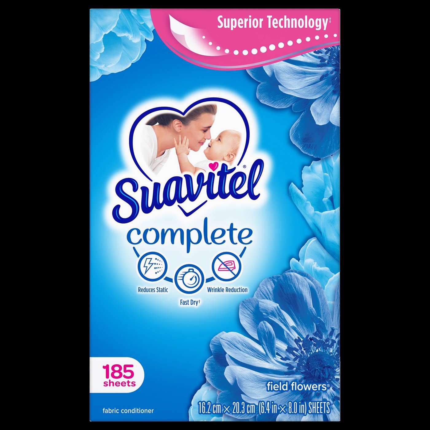 Suavitel Complete Fabric Softener Sheets - Field Flowers - Shop ...