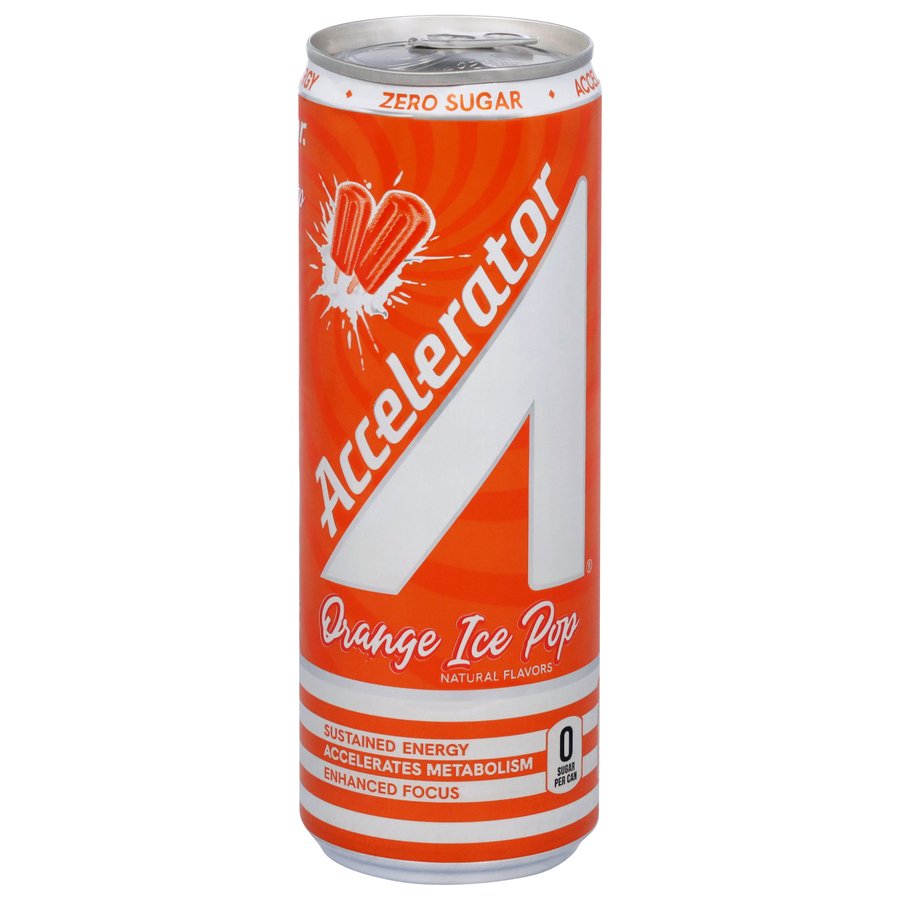 Accelerator Orange Ice Pop Energy Drink - Shop Diet & fitness at H-E-B