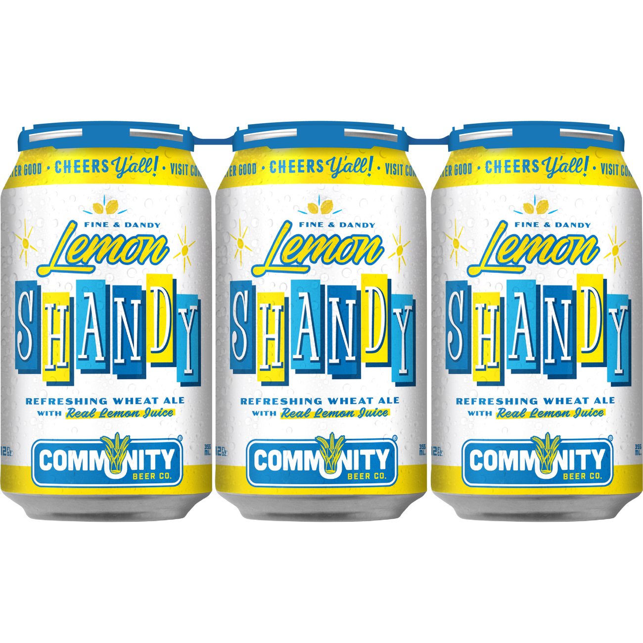 Community Beer Fine & Dandy Shandy Lemon Wheat Ale Beer 6 pk Cans ...