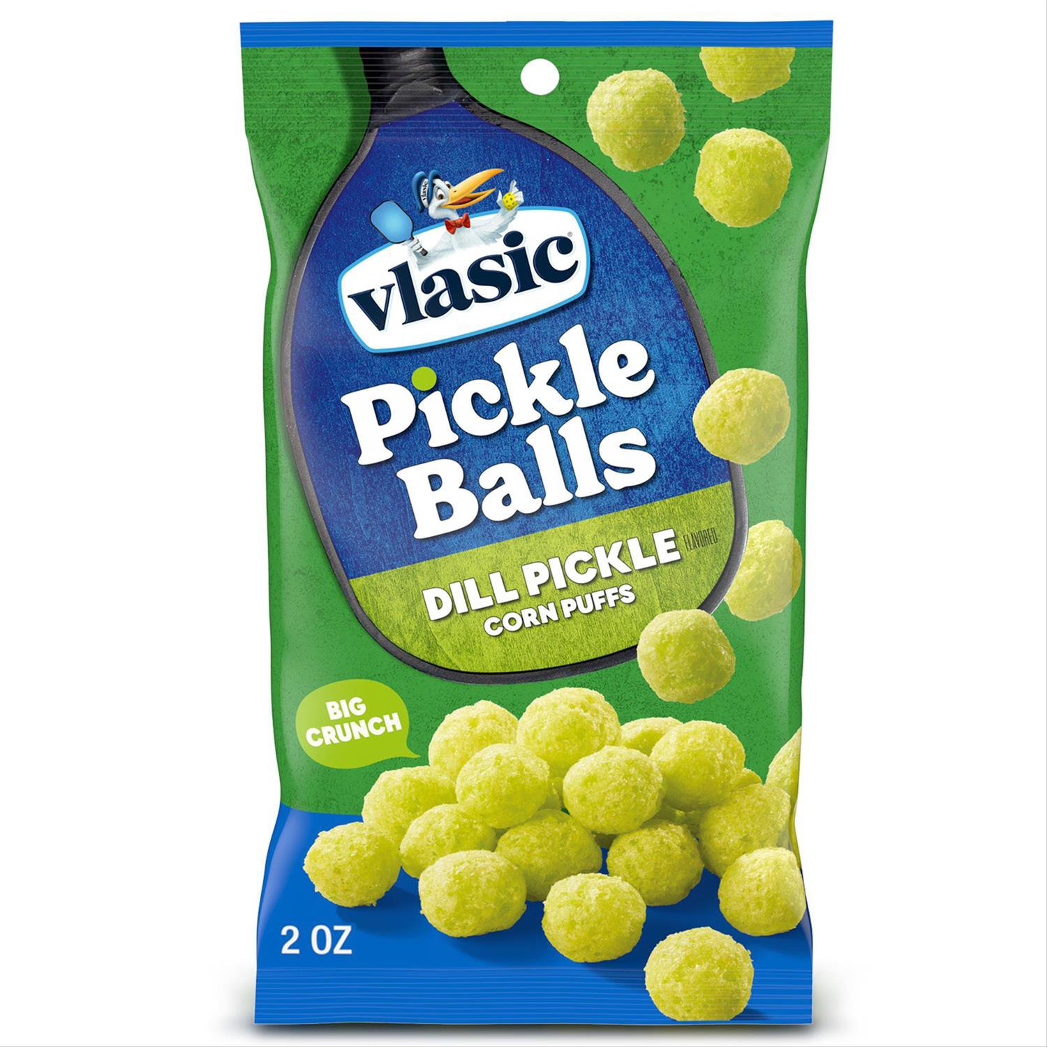 Vlasic Dill Pickle Balls Corn Puffs - Shop Chips at H-E-B