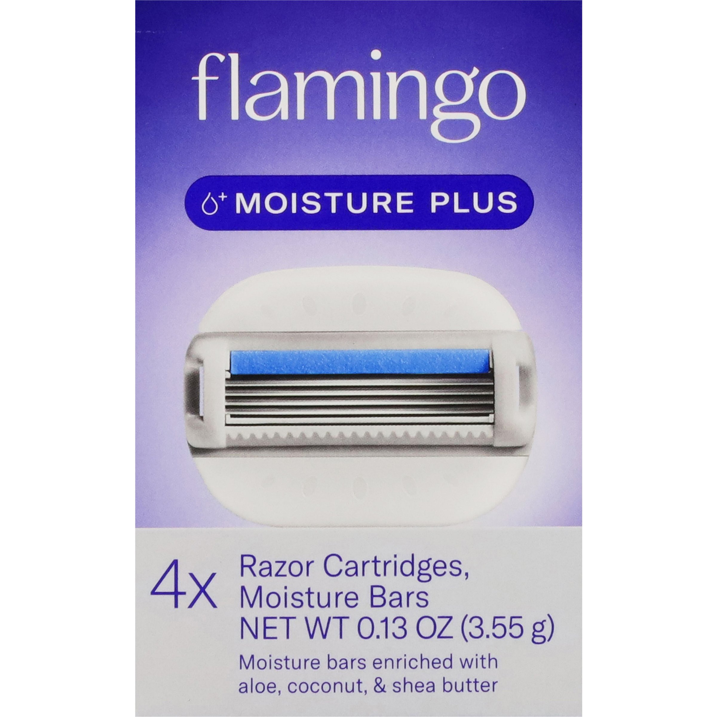 Flamingo Moisture Plus Razor Blade Refills - Shop Razors & blades at H-E-B