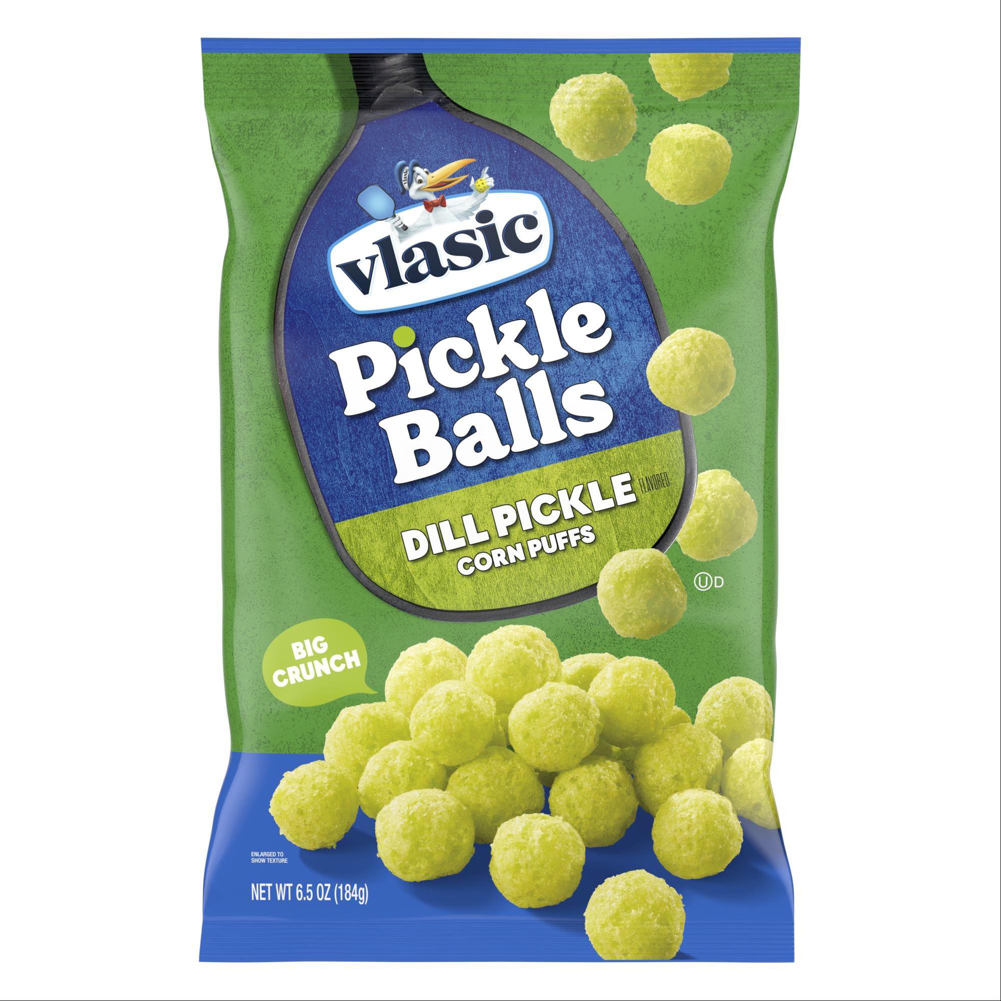 Vlasic Pickle Balls Dill Pickle Corn Puffs - Shop Chips at H-E-B