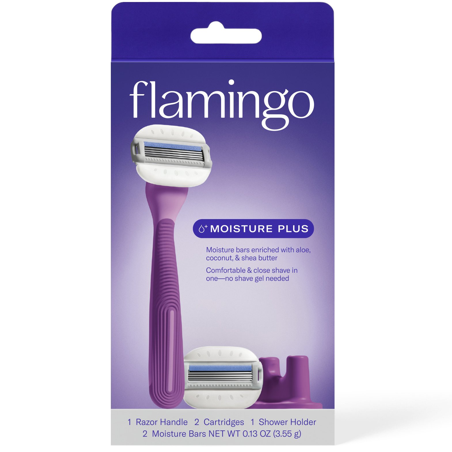 Flamingo Moisture Plus Razor and Blade Refill Set - Shop Razors ...