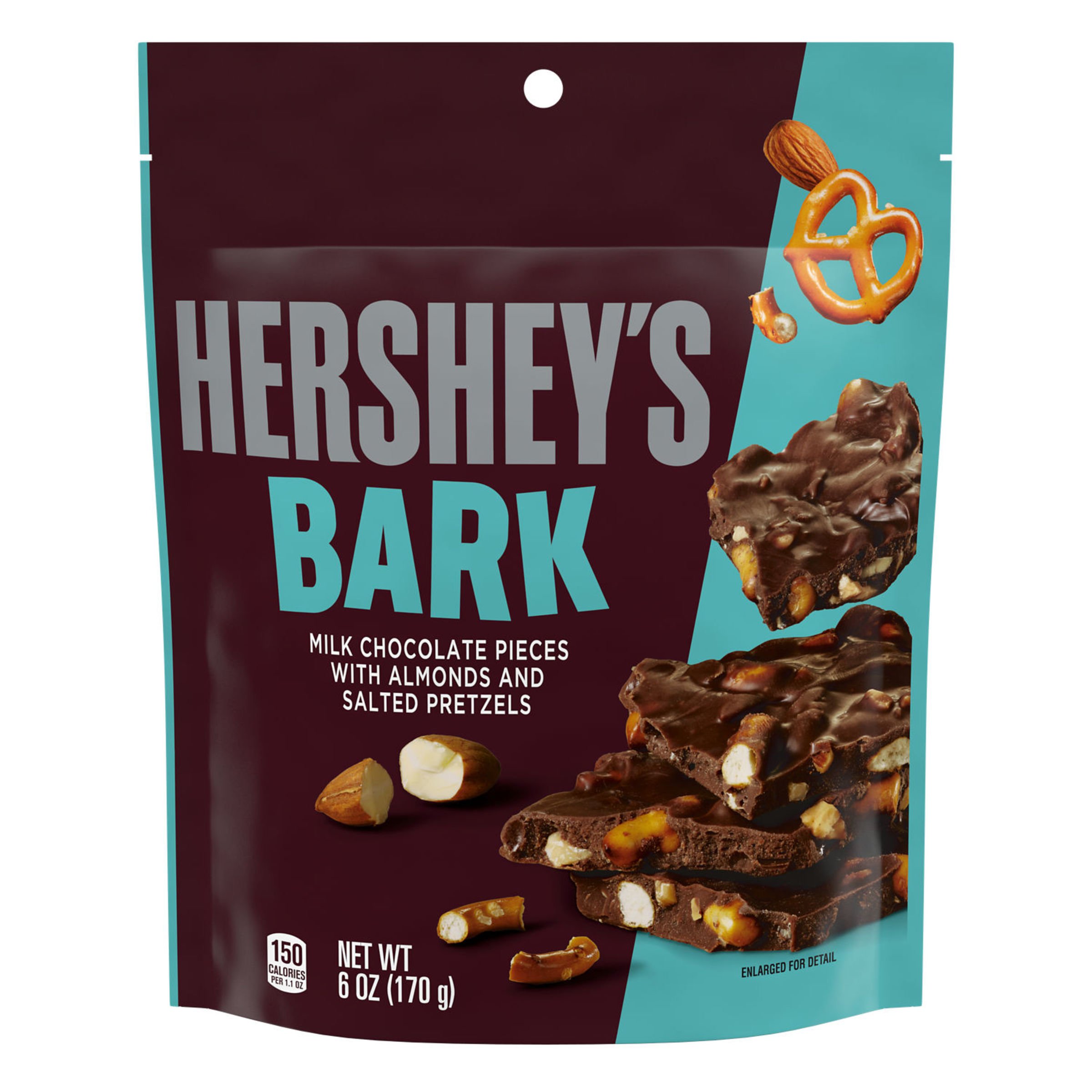 Hershey's Milk Chocolate Almonds & Salted Pretzels Bark - Shop Candy at H-E-B