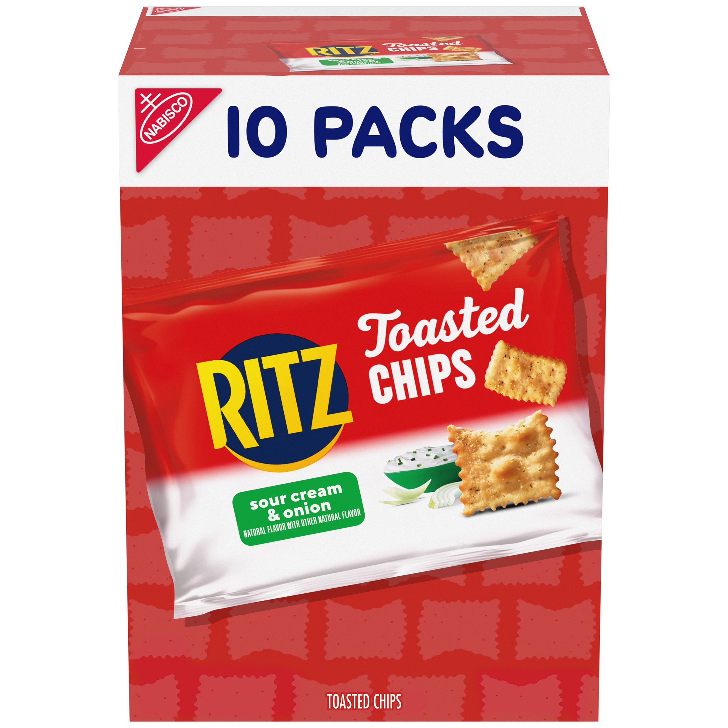 Ritz Toasted Chips Sour Cream & Onion Bags - Shop Crackers ...