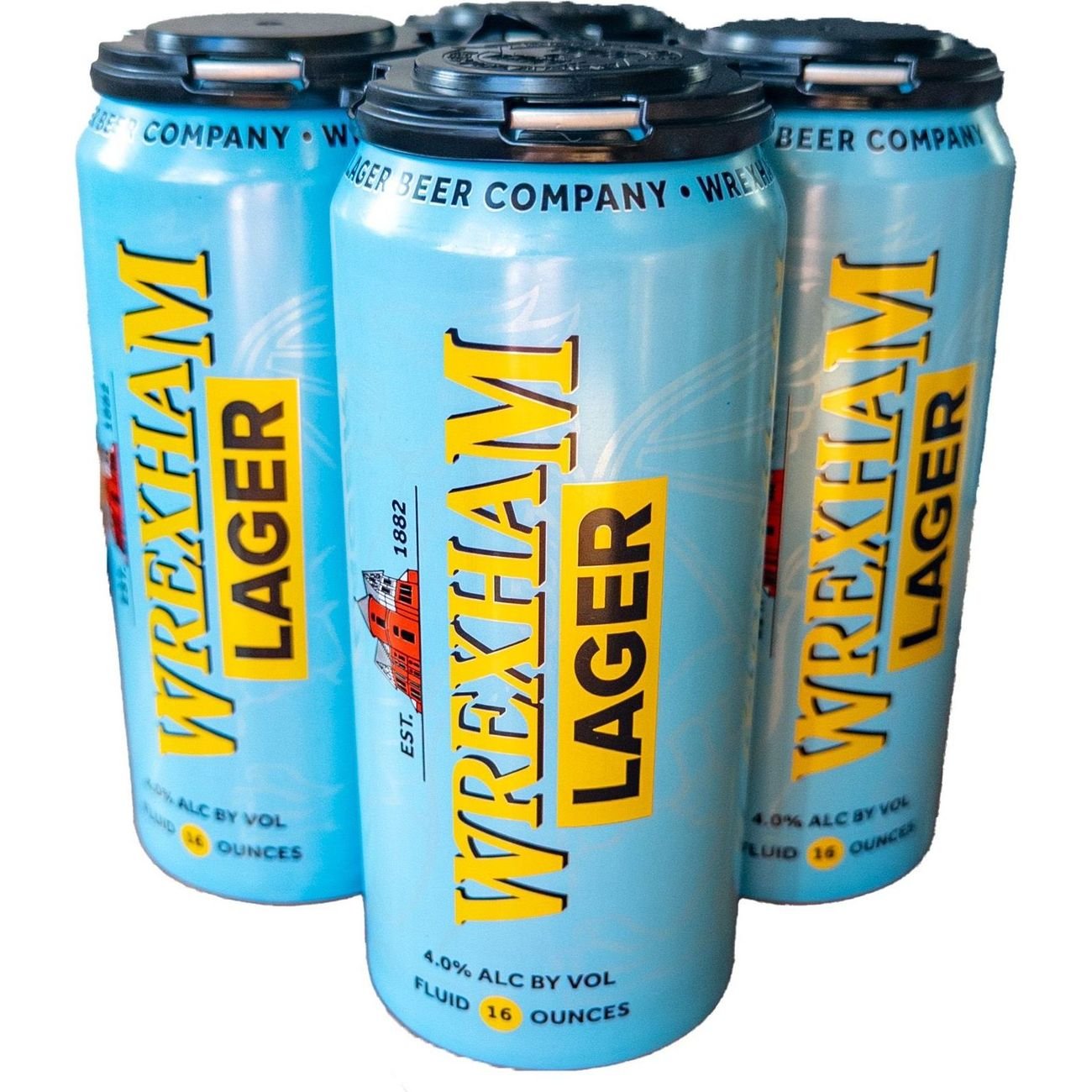 Wrexham Lager Craft Beer 4 pk Cans - Shop Beer at H-E-B