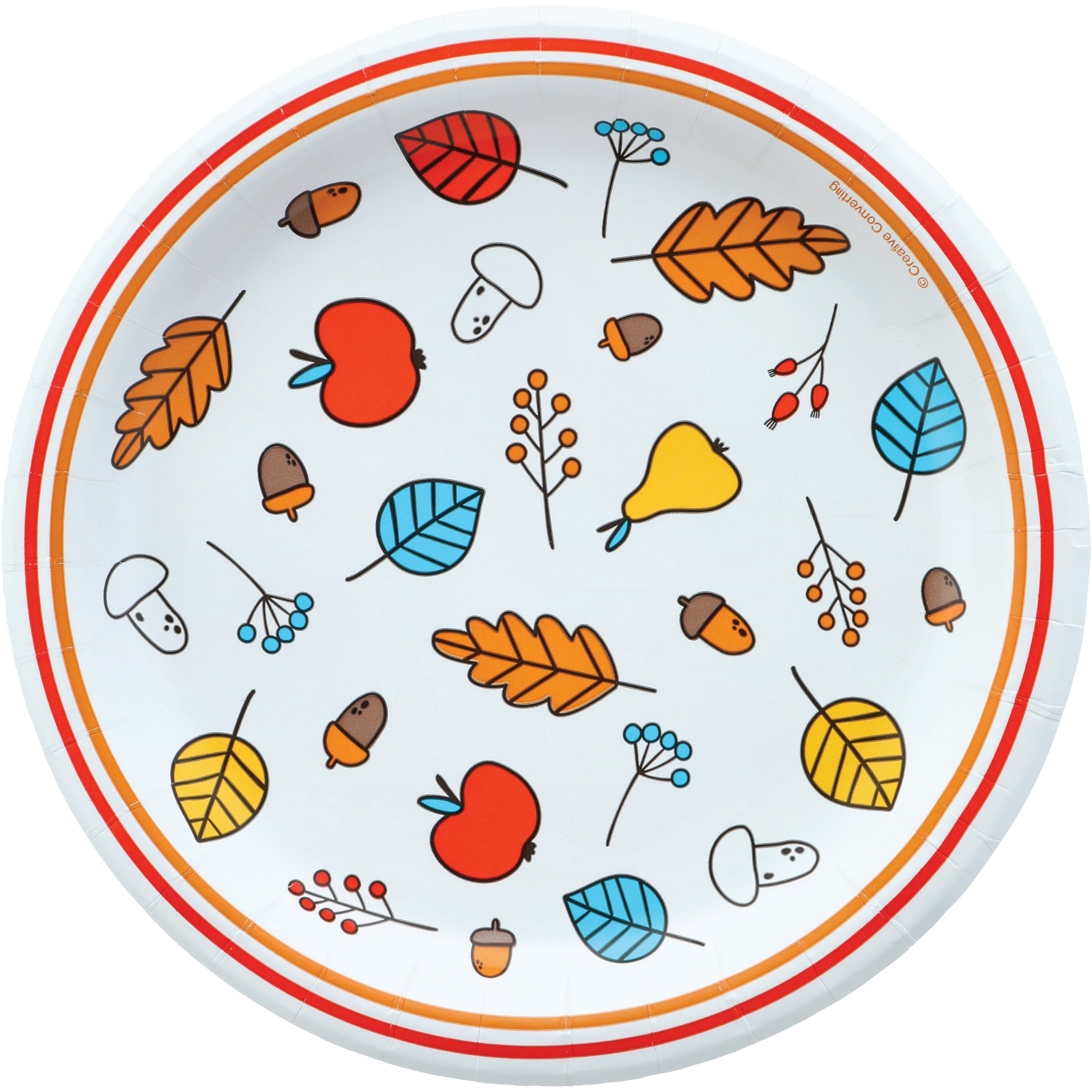 Destination Holiday Fall Leaves Paper Plate, 7 in. - Shop Seasonal ...
