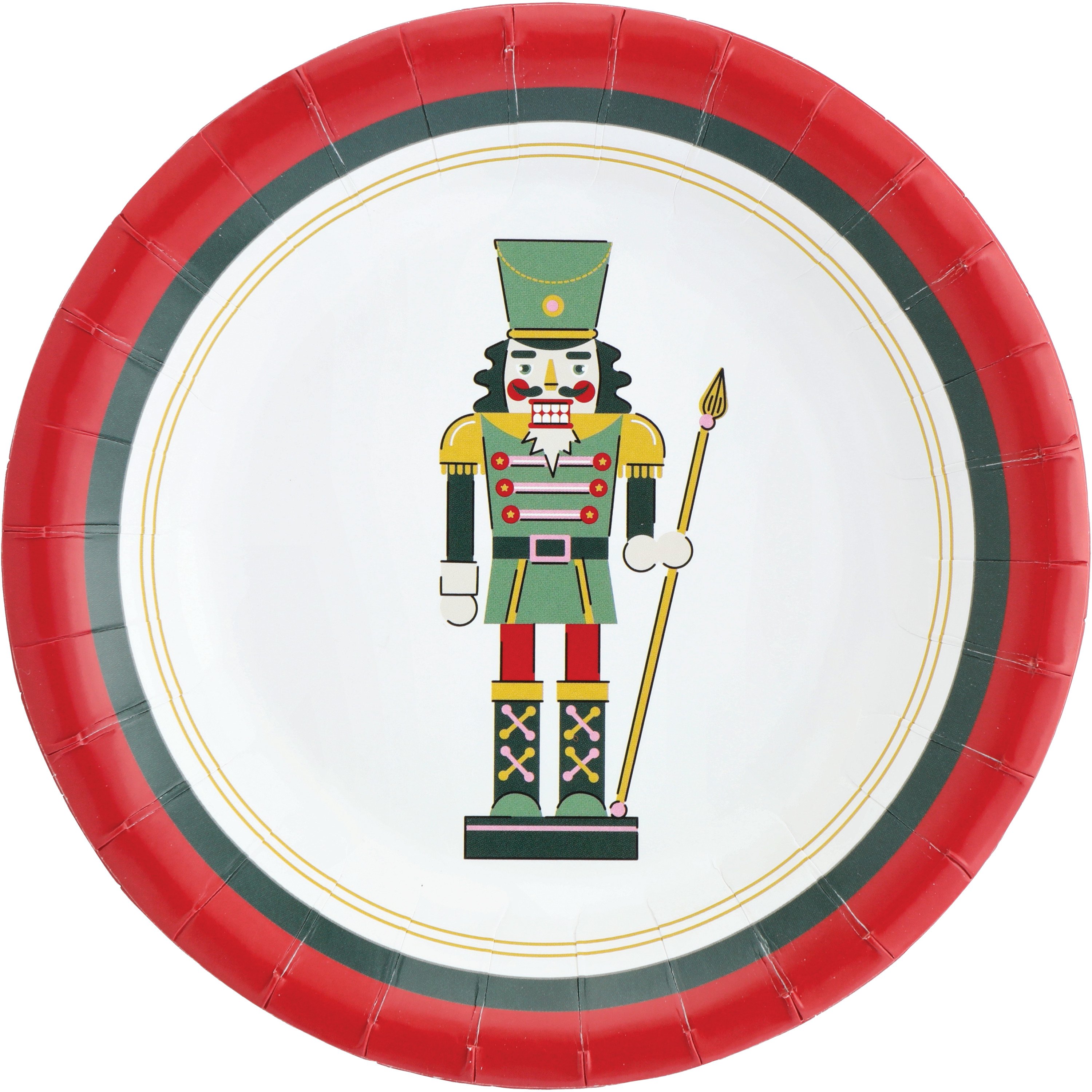 Destination Holiday Whimsical Nutcracker Paper Plates, 7 in - Shop ...
