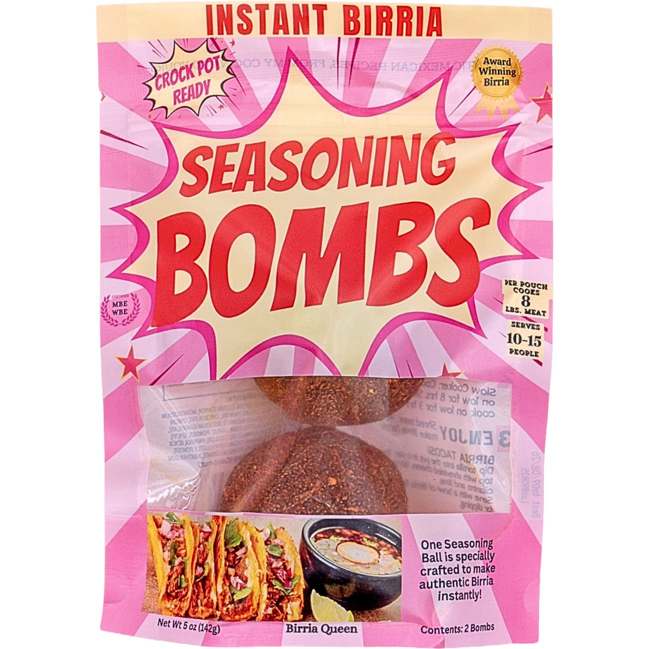 Birria Queen Instant Birria Seasoning Bombs - Shop Spice mixes at H-E-B