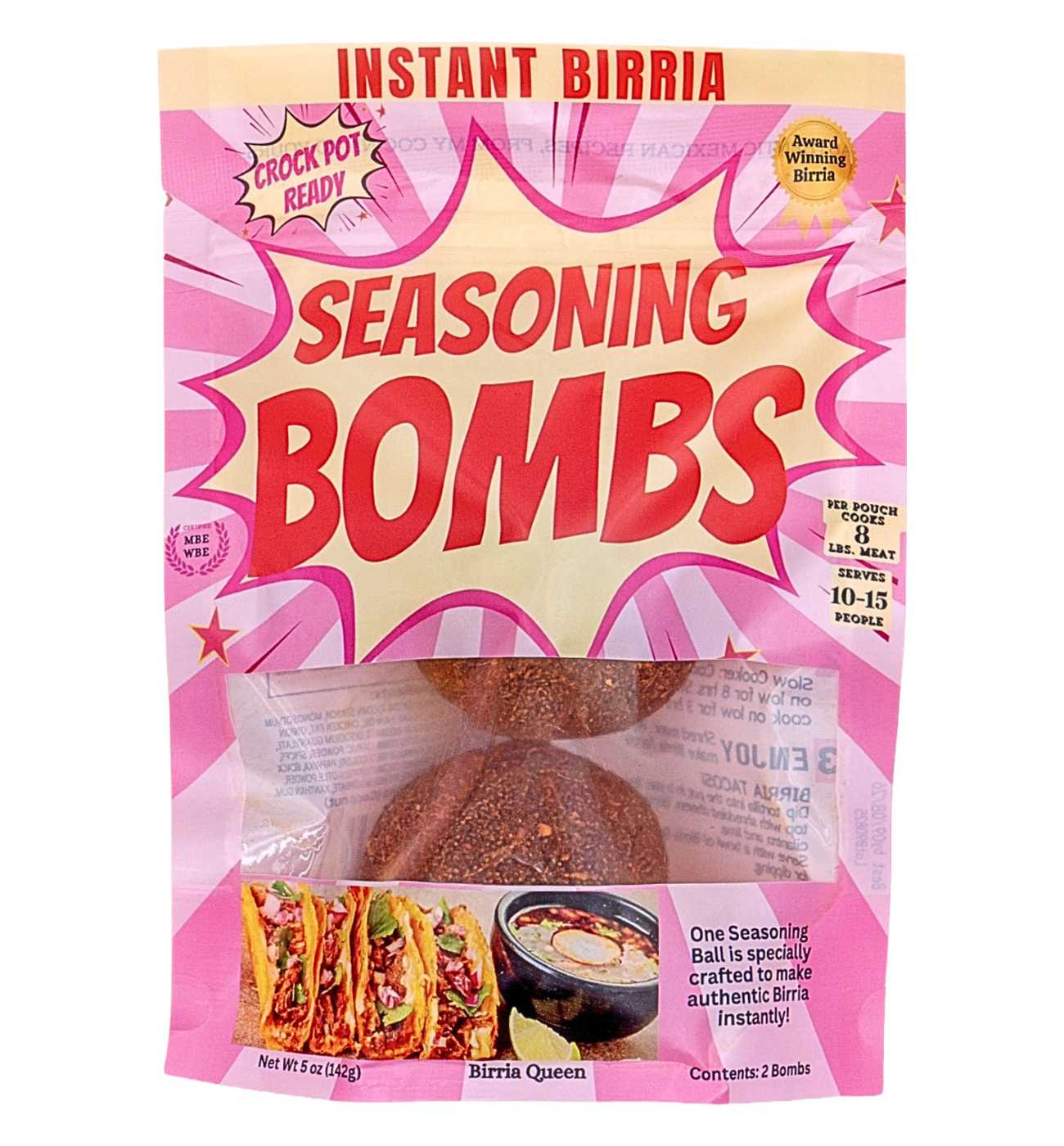 Birria Queen Instant Birria Seasoning Bombs - Shop Spice mixes at H-E-B