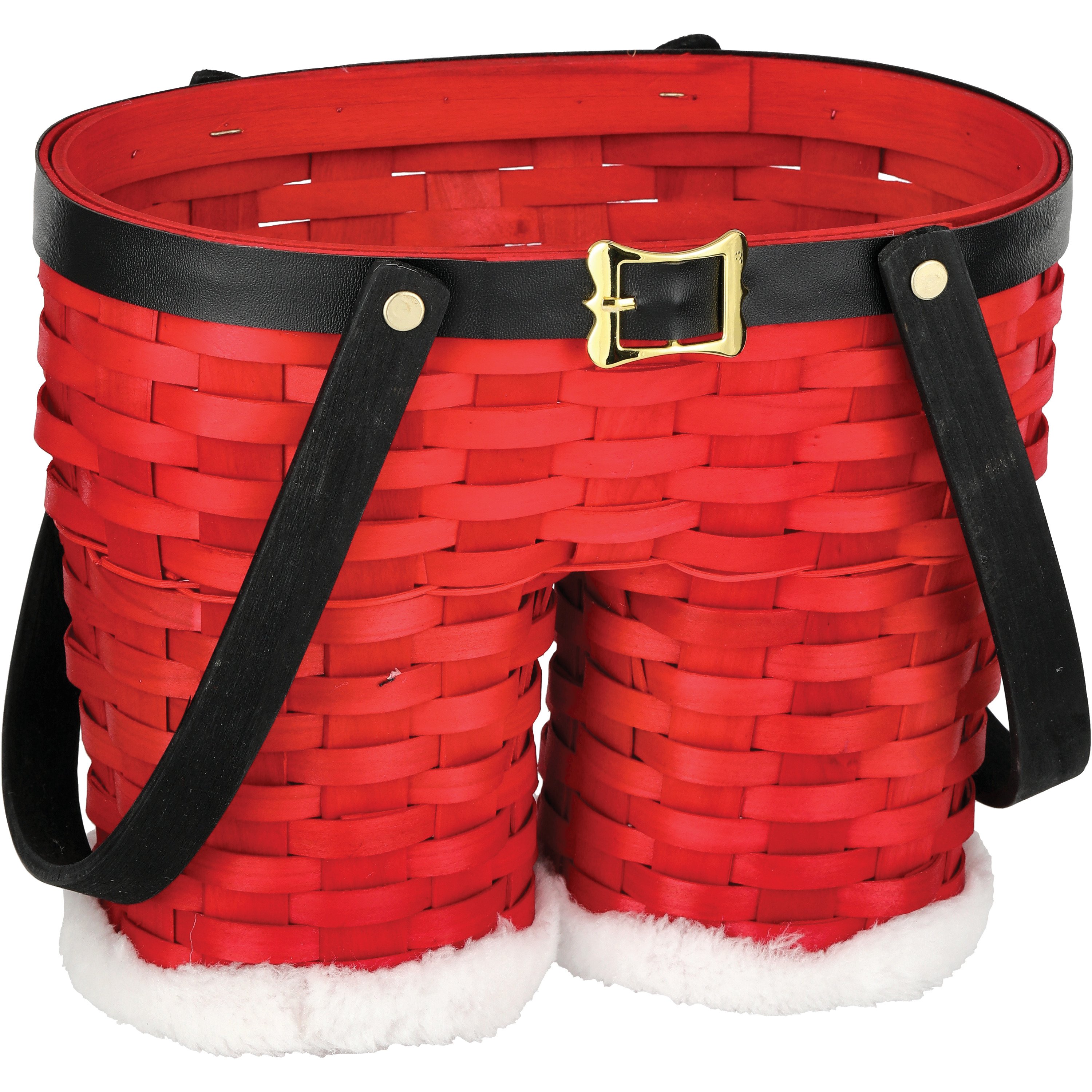 Destination Holiday Santa Pants Bottle Basket - Shop Party decor at H-E-B