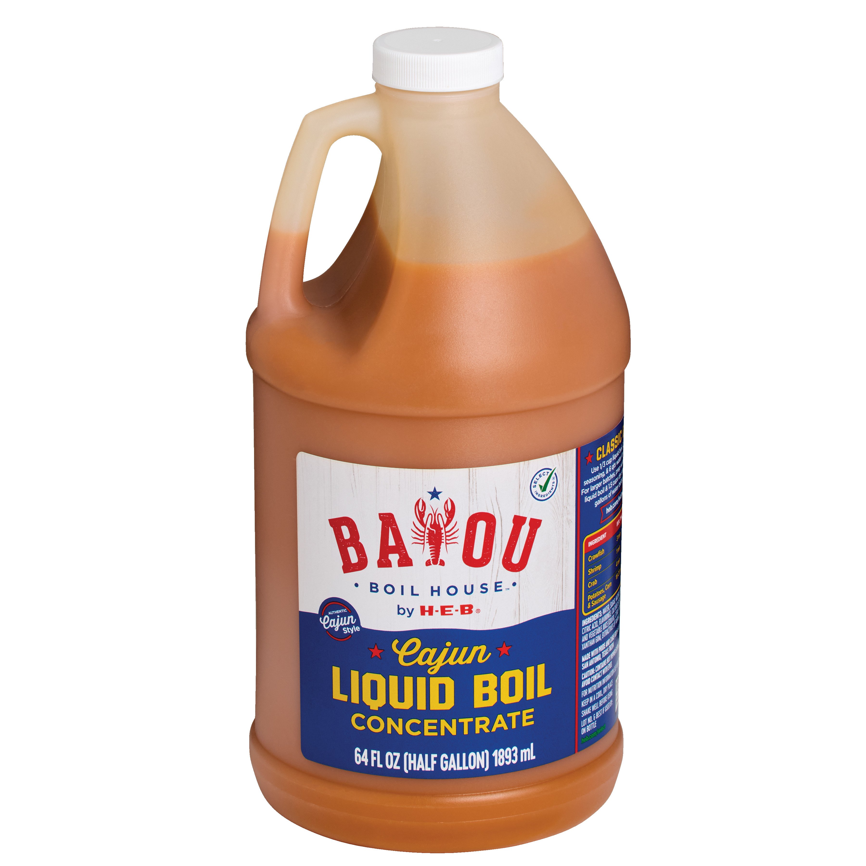 Bayou Boil House by H-E-B Cajun Seasoning Liquid Boil Concentrate ...