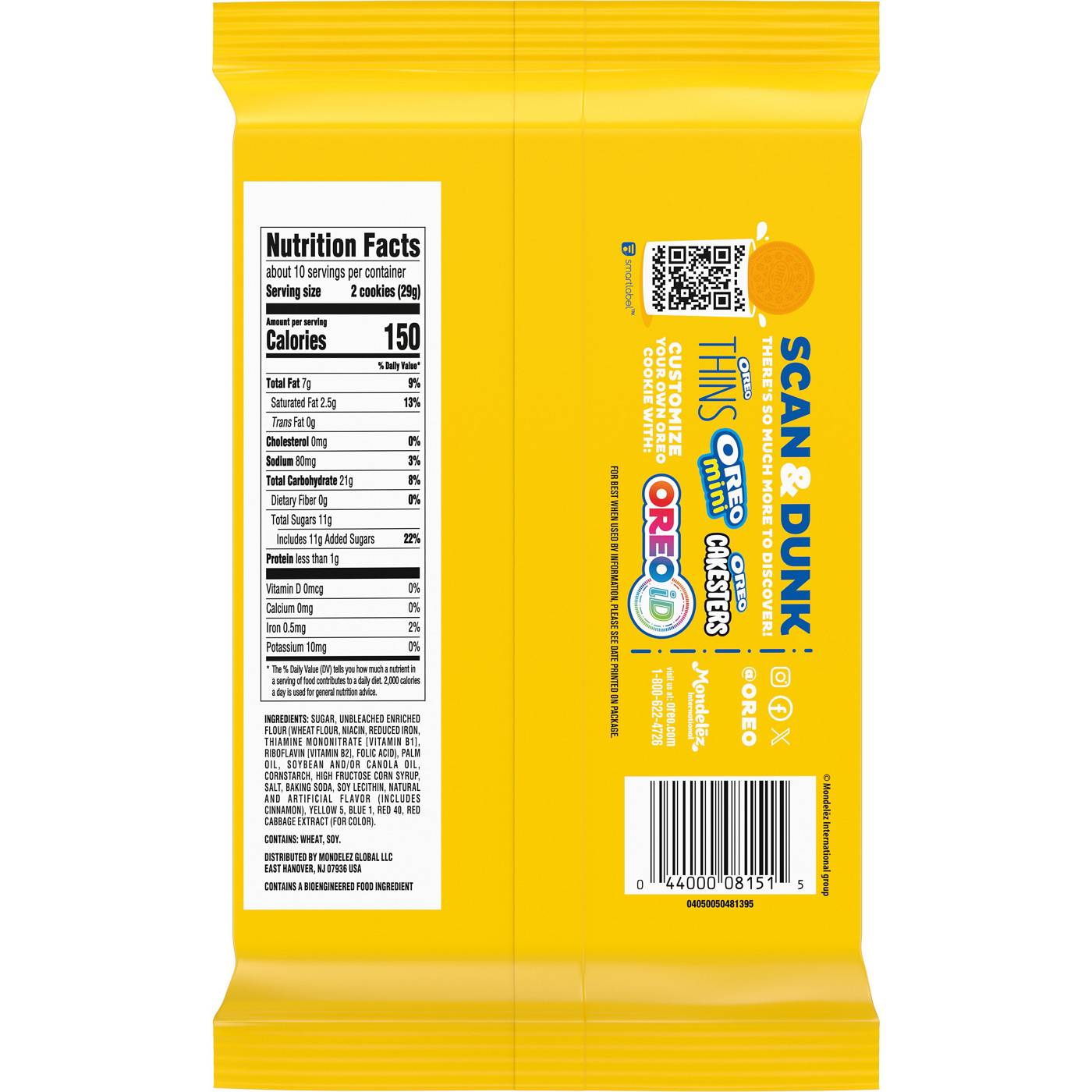 OREO Limited Edition Golden Birthday Cake Creme Sandwich Cookies - Shop ...