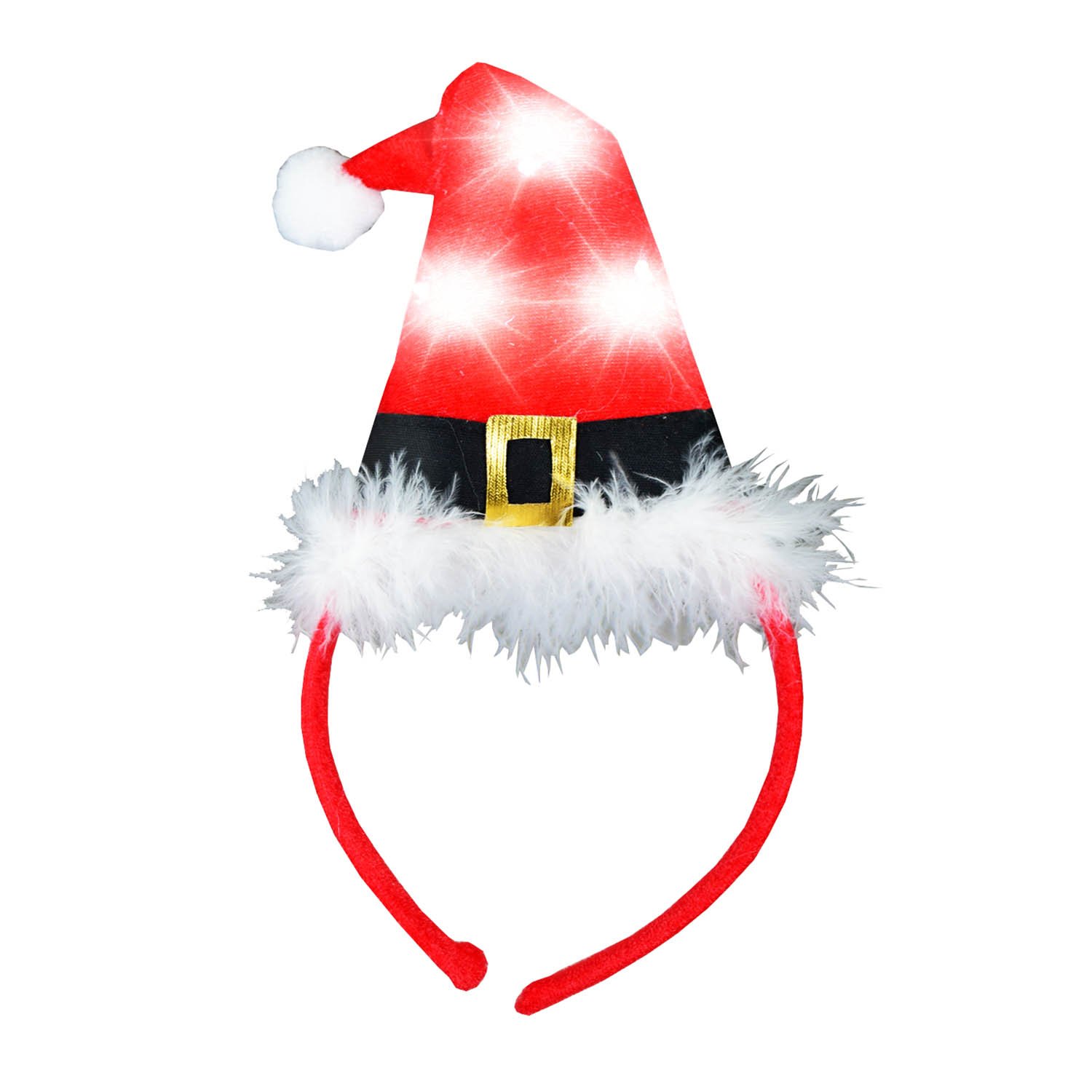 Destination Holiday Light Up Santa Headband - Shop Favors at H-E-B
