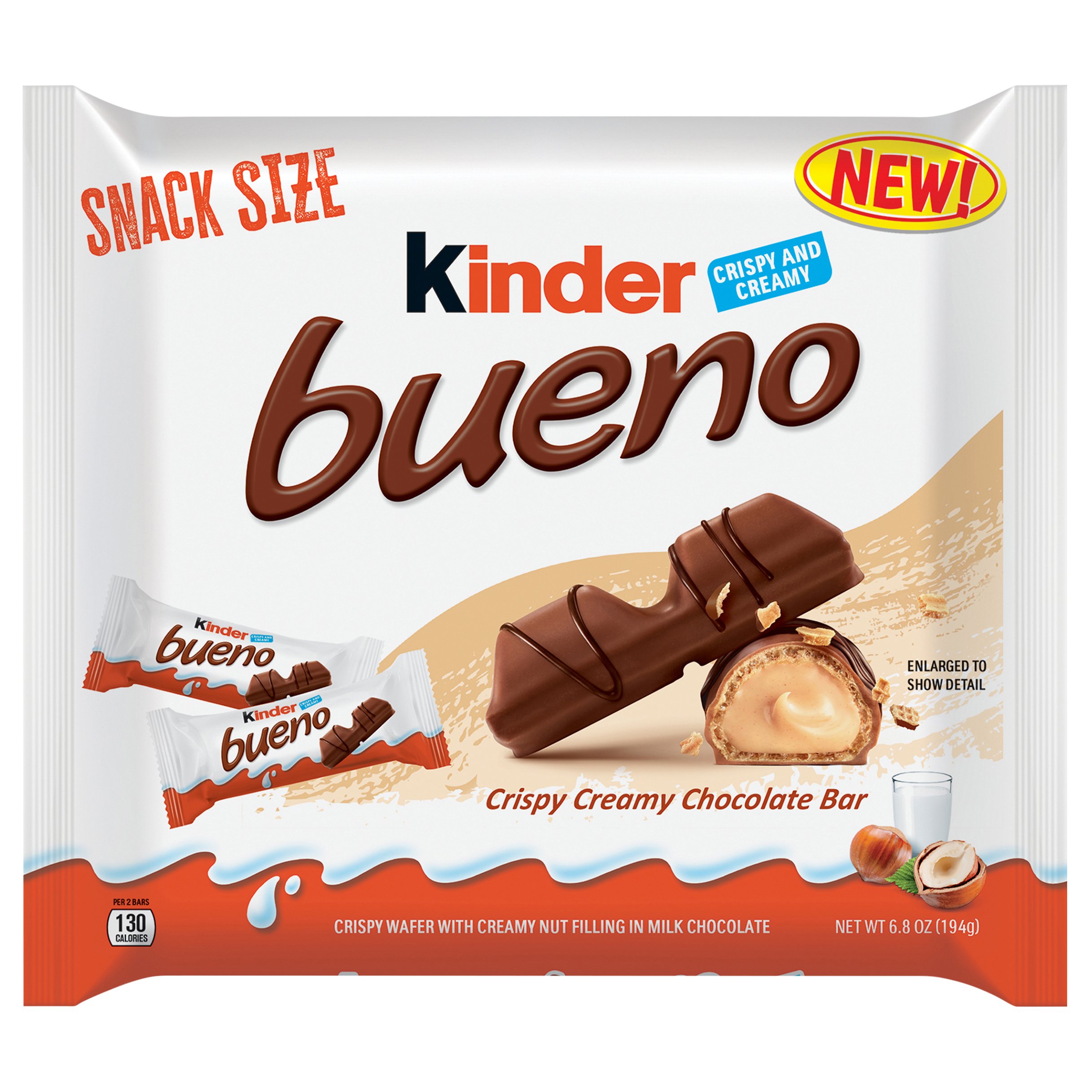 Kinder Bueno Snack Size Crispy Creamy Chocolate Bars - Shop Candy at H-E-B