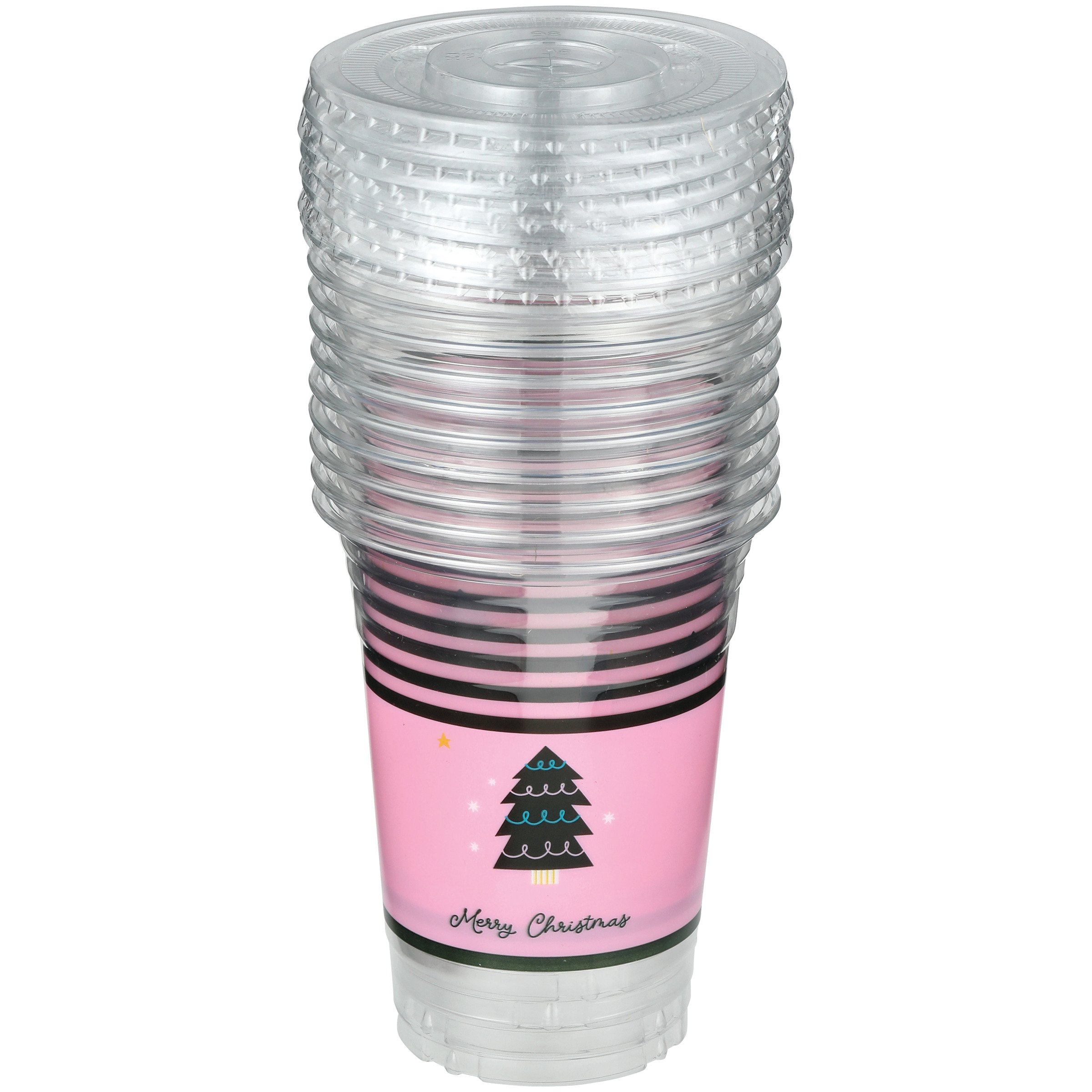 Destination Holiday Whimsy Tree Plastic Cups, 16oz - Shop Seasonal ...