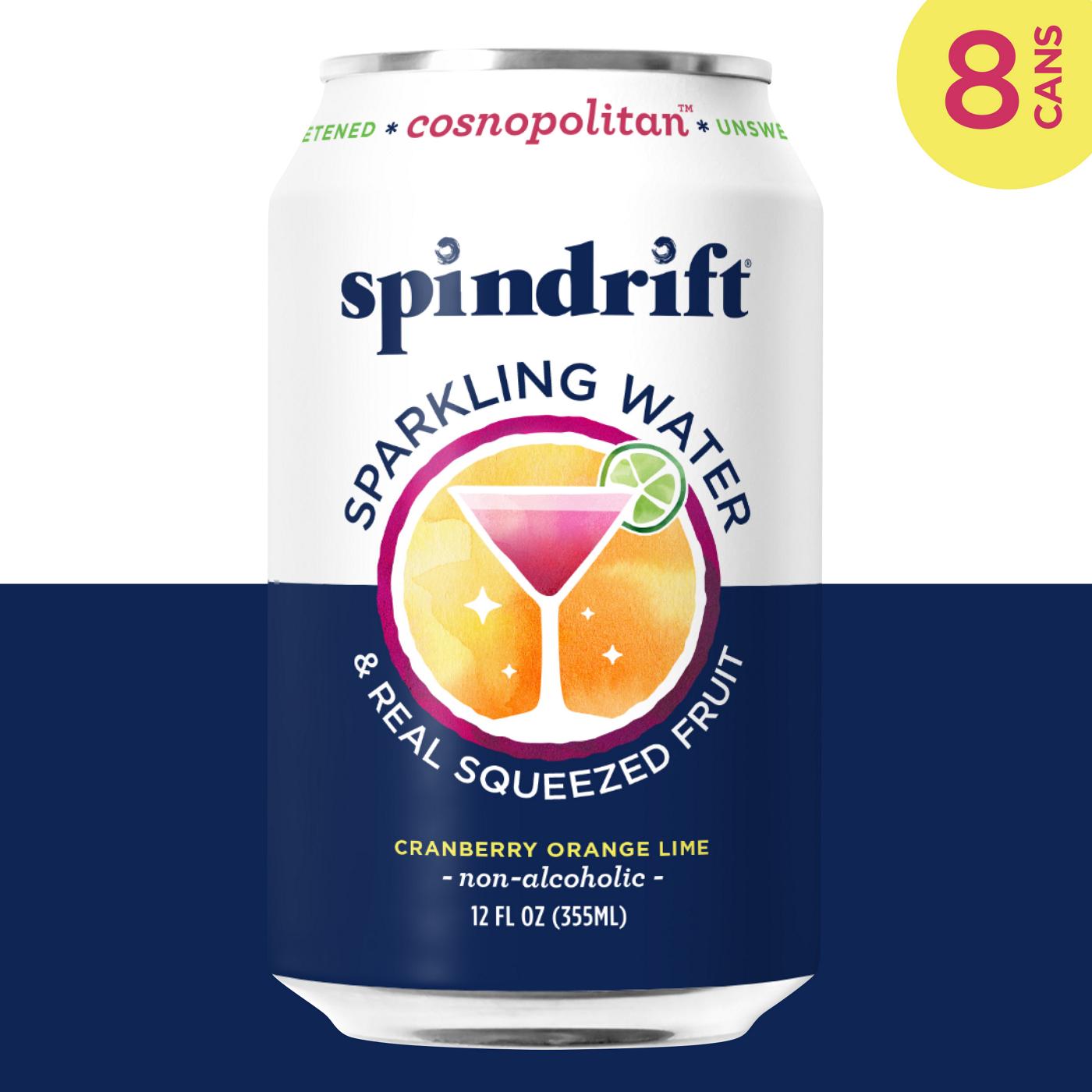 Spindrift Sparkling Water Cosmopolitan, 8 pk - Shop Water at H-E-B