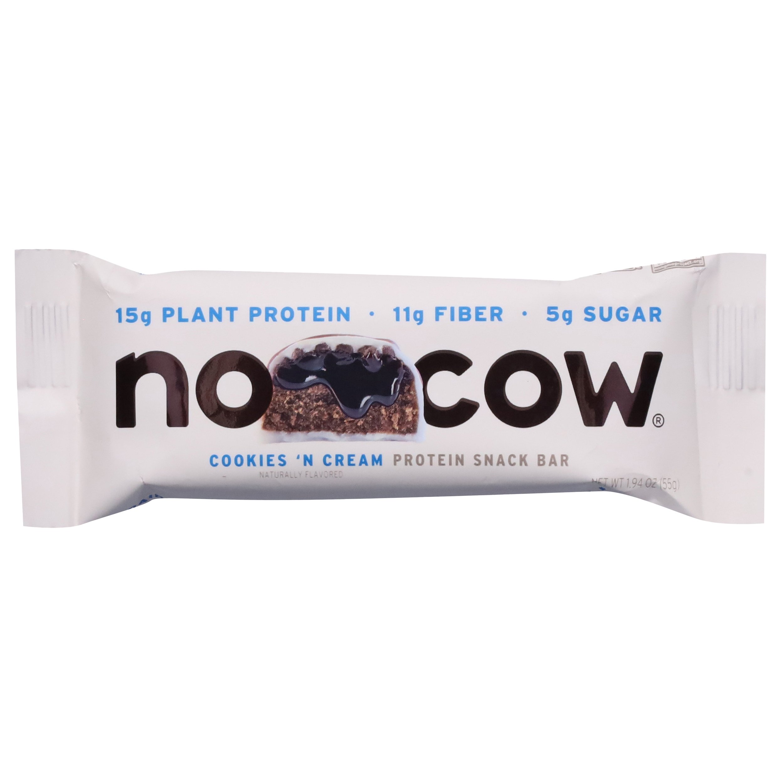 No Cow 15g Plant Protein Snack Bar - Cookies 'n Cream - Shop Granola ...