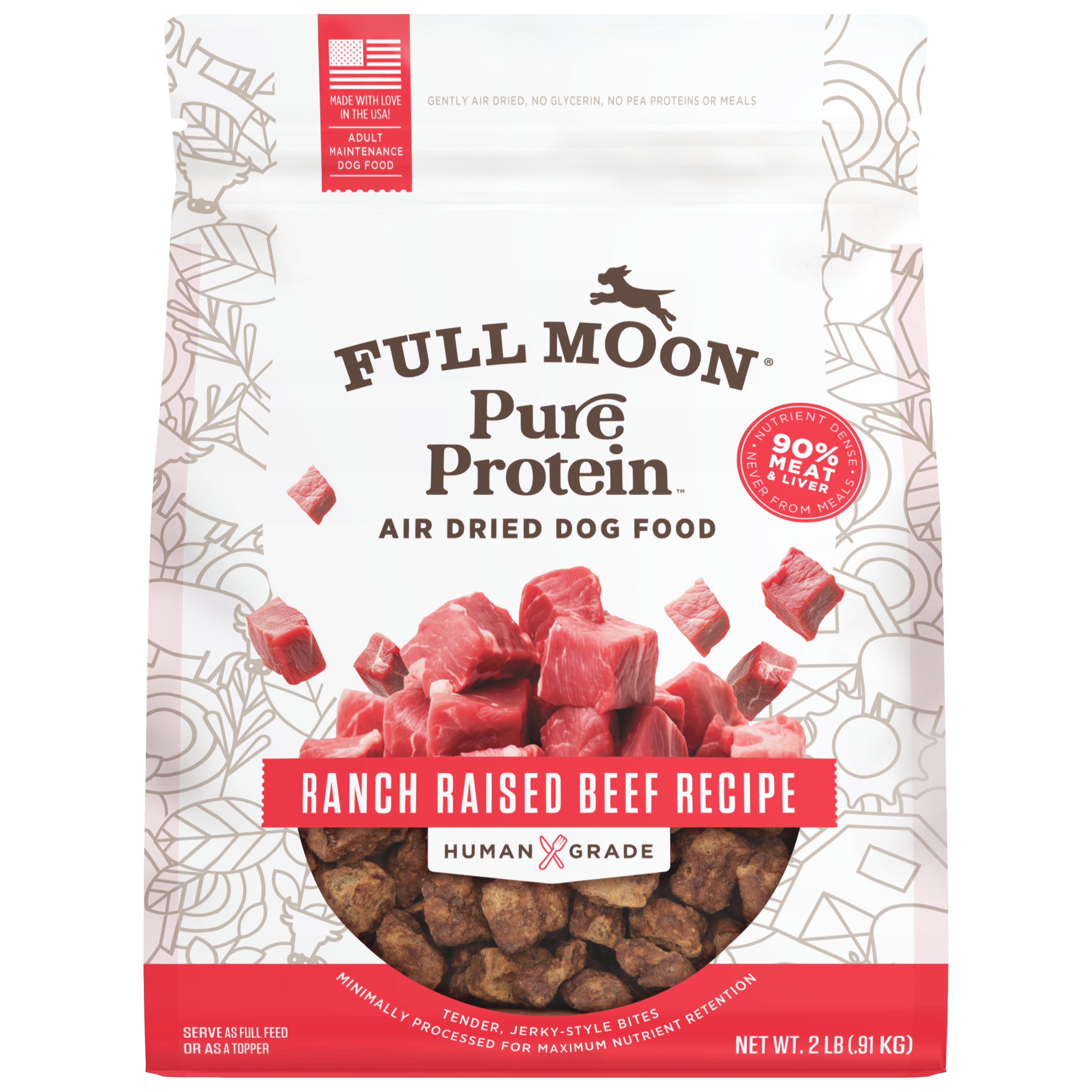 Full Moon Essentials Air Dried Beef Dog Food - Shop Food at H-E-B