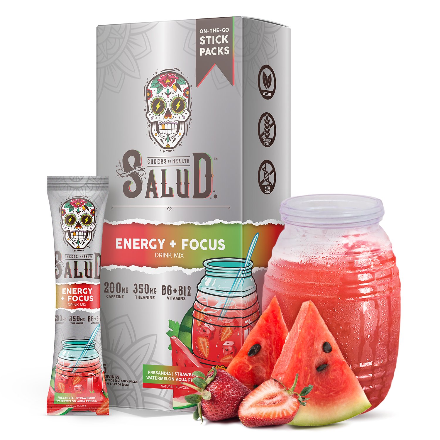 Salud Energy + Focus Drink Mix Stick Packs - Fresandía - Shop Mixes ...